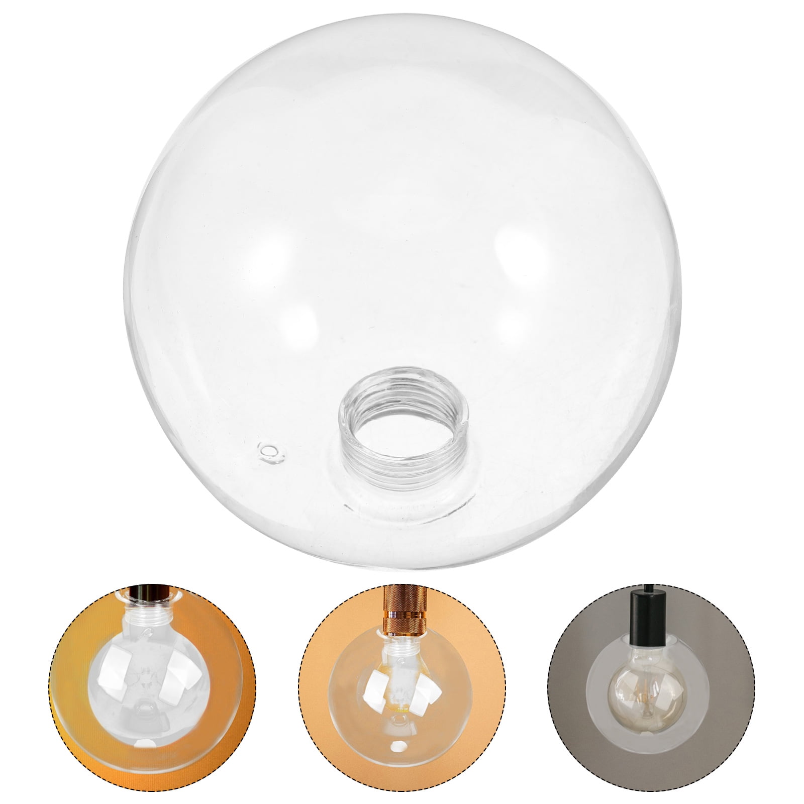 BESTONZON Transparent Glass Lamp Shade Replacement for Pendant and ...