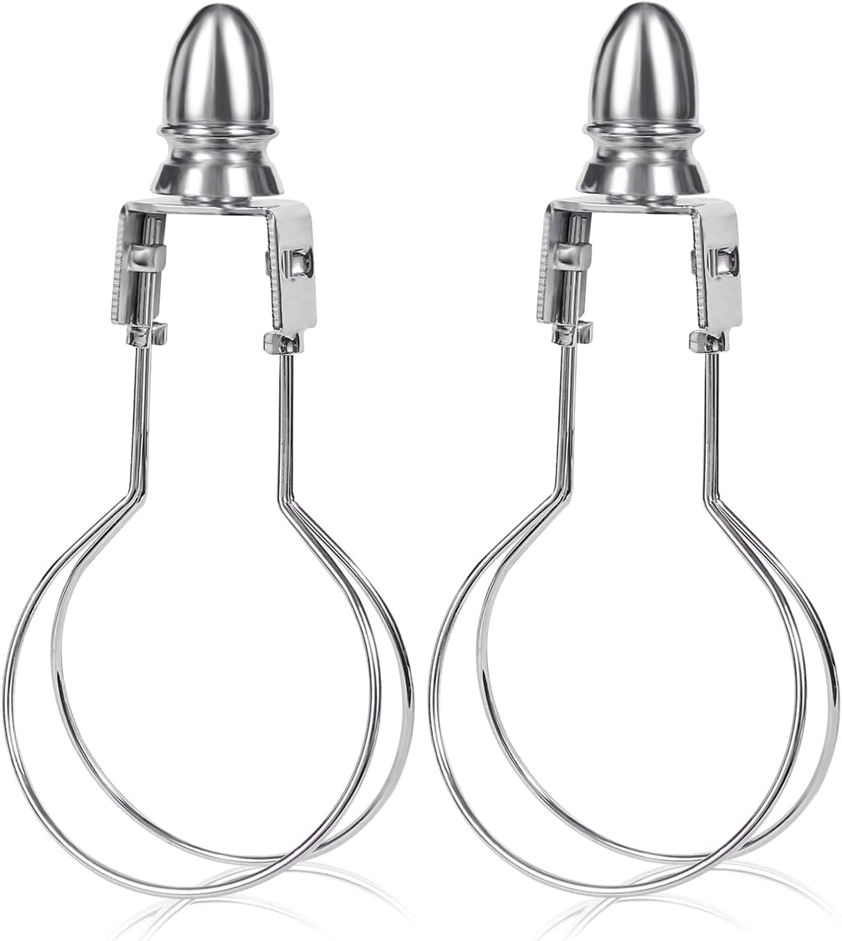 Lamp Shade Harp Holder Adapter kit - Clip on Lampshade Light Bulb With ...