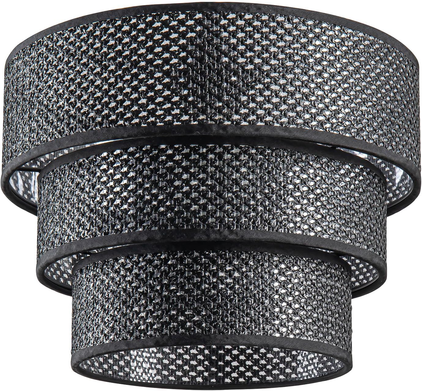 Lamp Shades for Floor Lamps Pendant Light Replacement, 3-Tier Drum Lamp ...