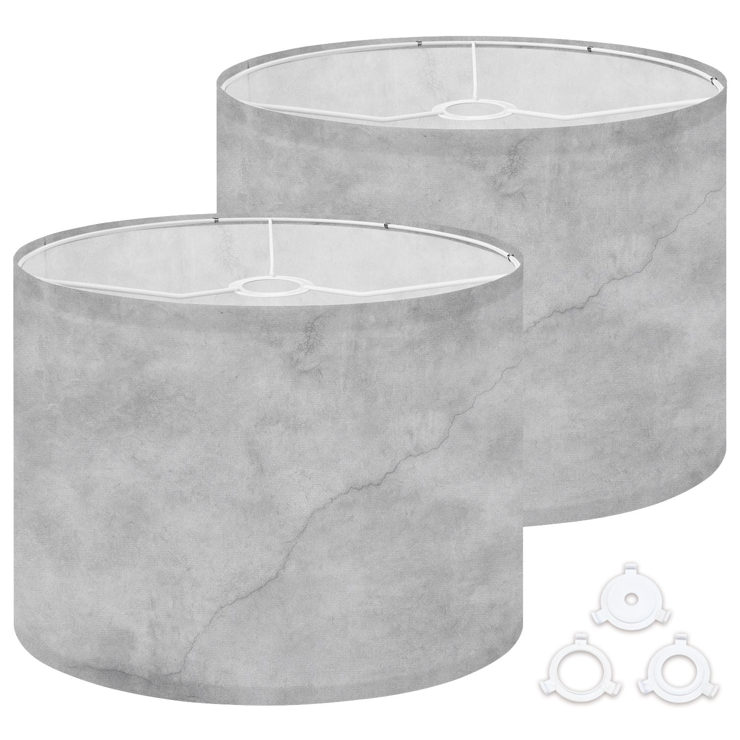 Lamp Shades Set of 2 Easy Assembly Old wall texture cement dirty gray ...
