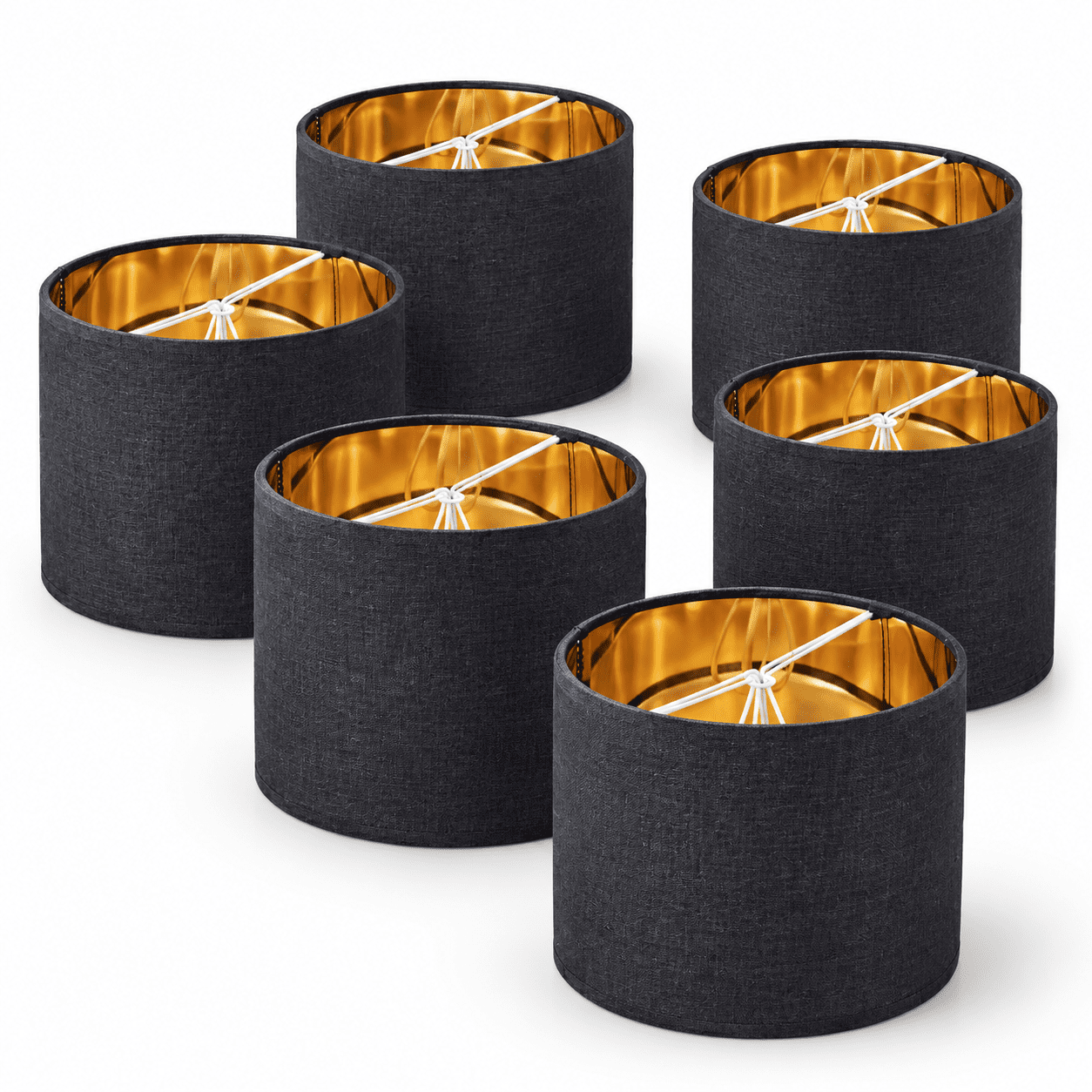 Lamp Shades Small Chandelier Only For Candle Bulbs Clip-on Drum ...