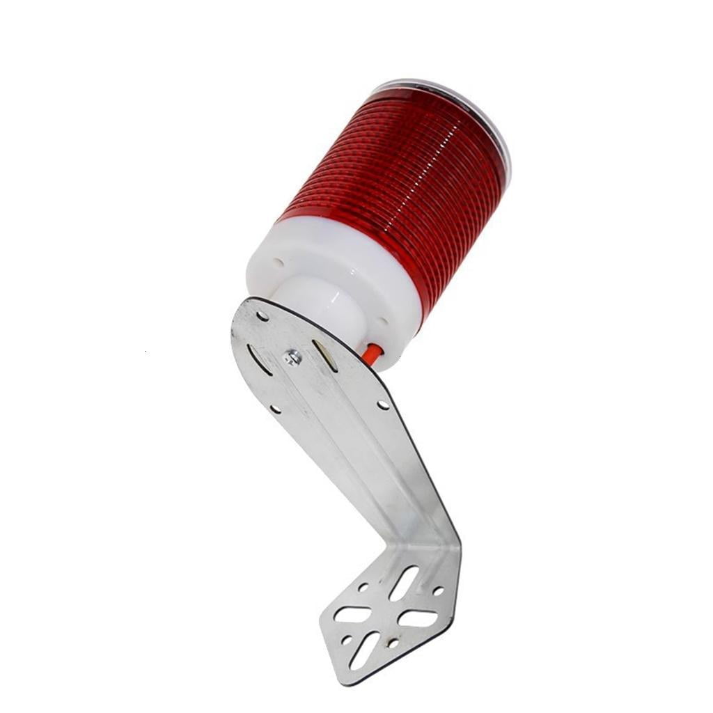 Lamp Solar Powered LED Warning Light Road Traffic Barrier Signal ...