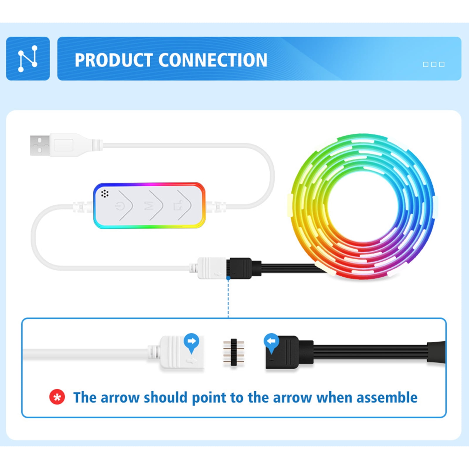 Lamp Strip,Lamp Wifi 5v Wifi Tv Usb 5v Tv Usb - Walmart.com