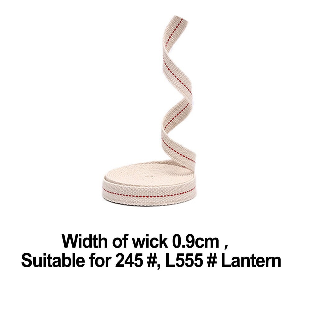 Lamp Wick Lantern Wicks - 3 Ft 0.35 Inch Flat Cotton Oil Lamp Wick ...