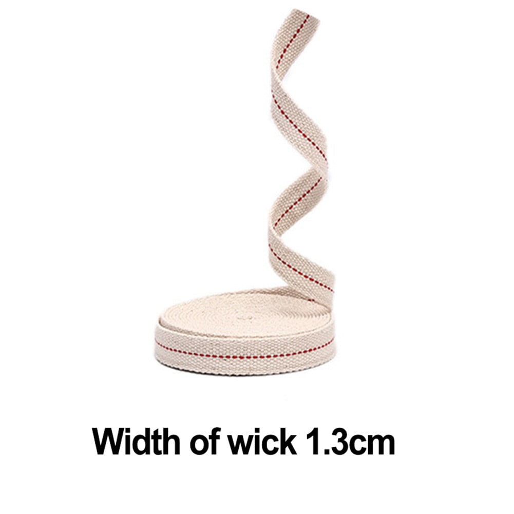 Lamp Wick Lantern Wicks - 3 Ft 0.51 Inch Flat Cotton Oil Lamp Wick ...