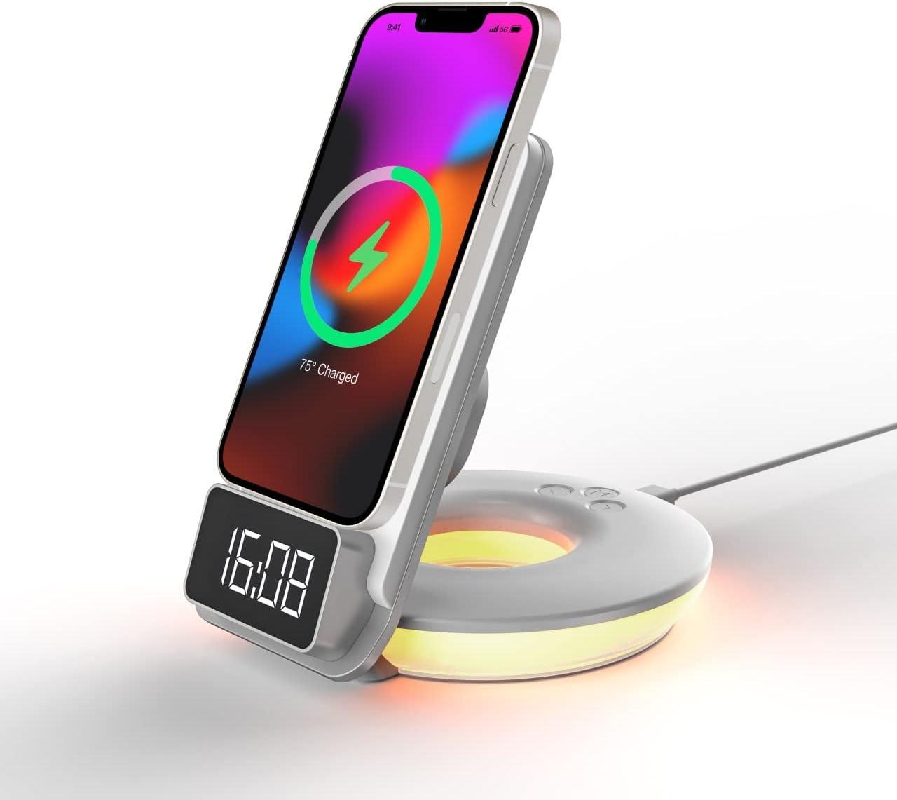 Lamp with Wireless Charger - Lamp 3-in-1 Wireless Charging Station ...