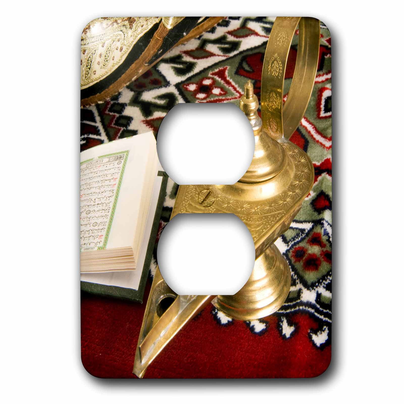 3dRose, Lamp of Aladdin, Arabic shoes, holy Islamic Quran - AF14 ...