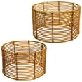 Drum Boho Lamp Shades Set of 2,rattan Lampshades Home Decor - Walmart.com