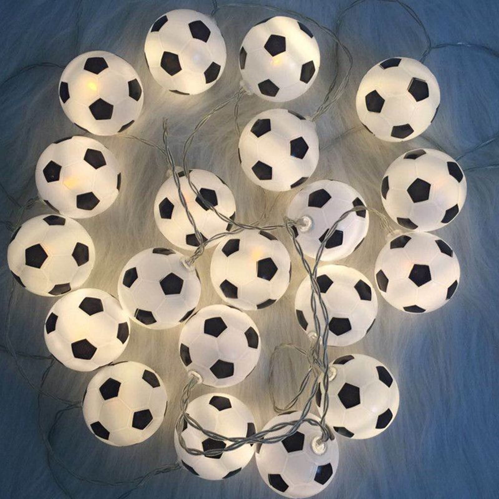 Lamp string,Soccer Shaped Rope Fairy Soccer Lamp Decorations World ...