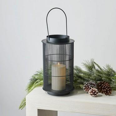 Smart Design 80073 Salerno Triple Candle Led Lantern With On-Off Timer ...