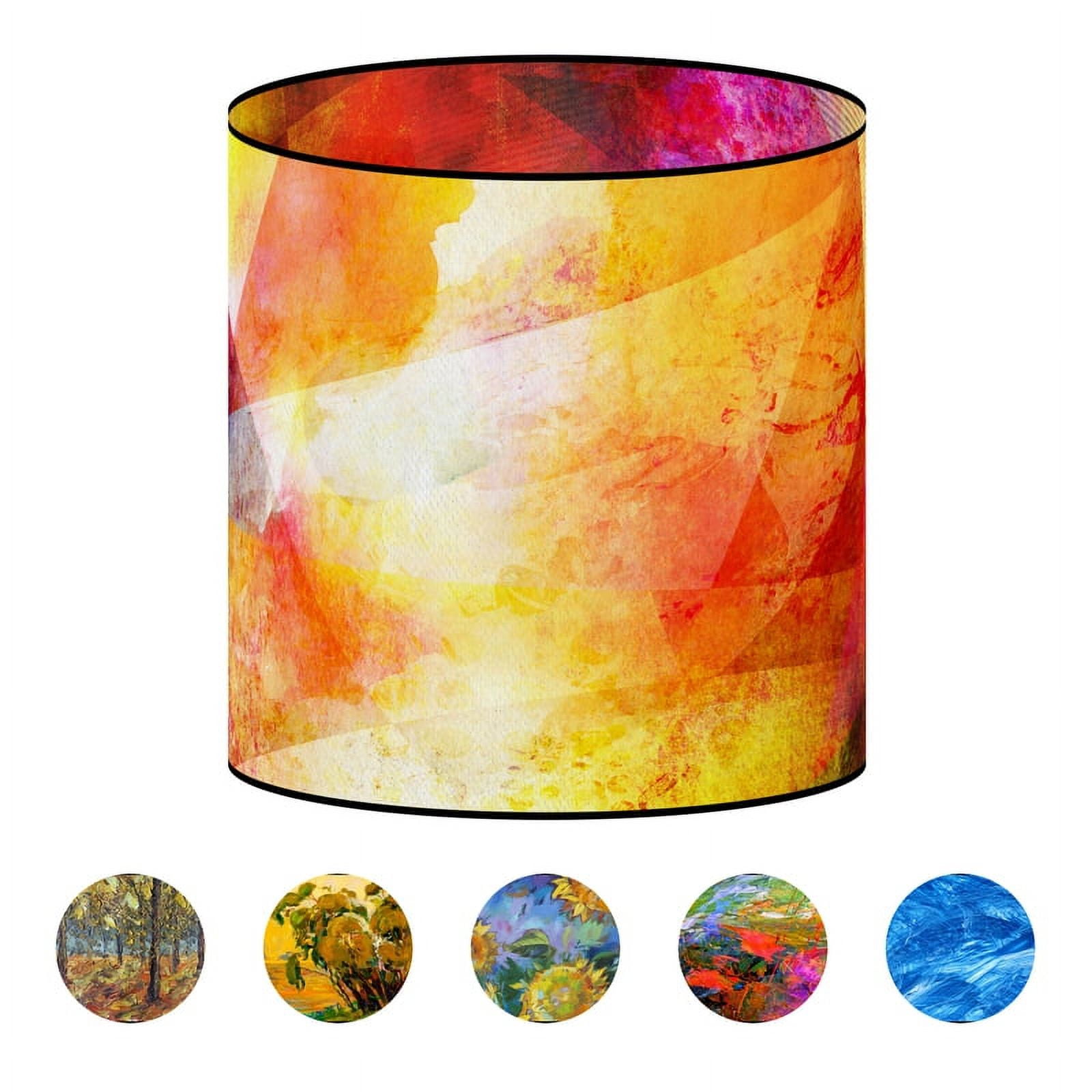 LampPix 10.00" Table Lamp Shade - Late Night Bonfire Custom Printed ...