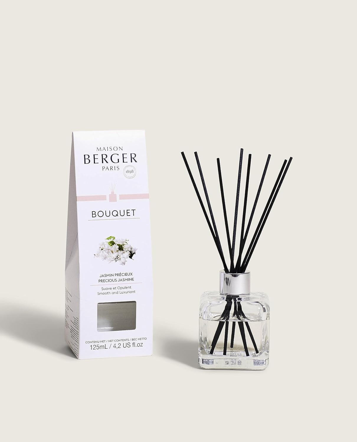 Lampe Berger Cube Scented Bouquet - Precious Jasmine 125ml/4.2oz - Walmart.com