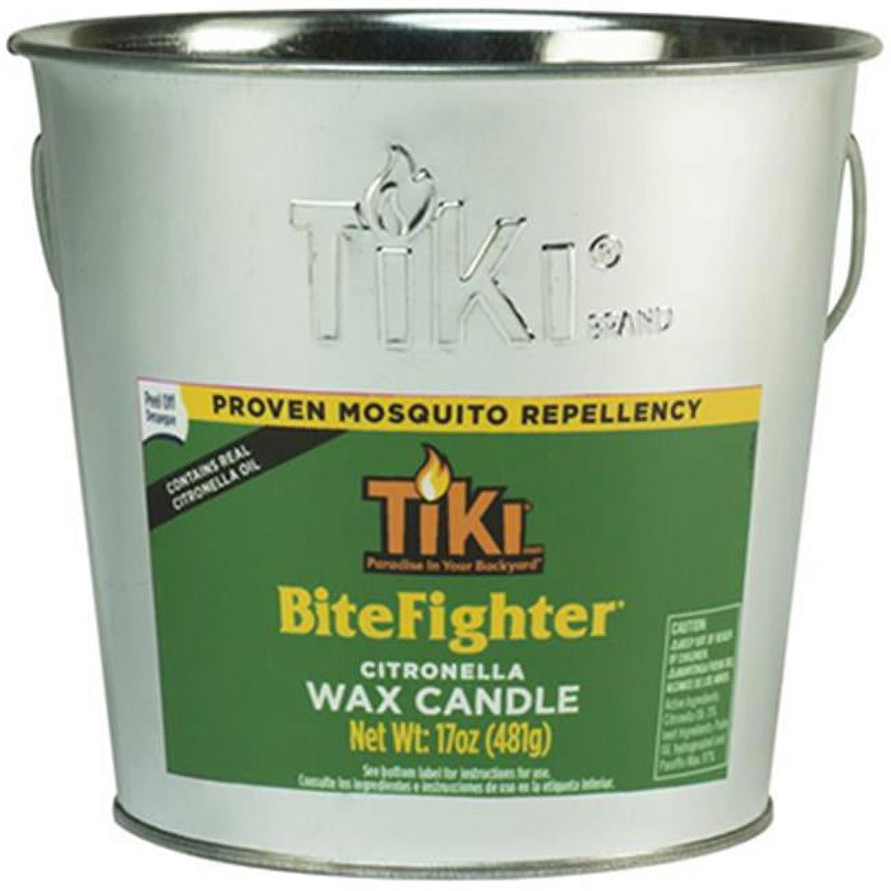 Lamplight Farms 1418014 17 oz Tiki Bitefighter Citronella Bucket ...