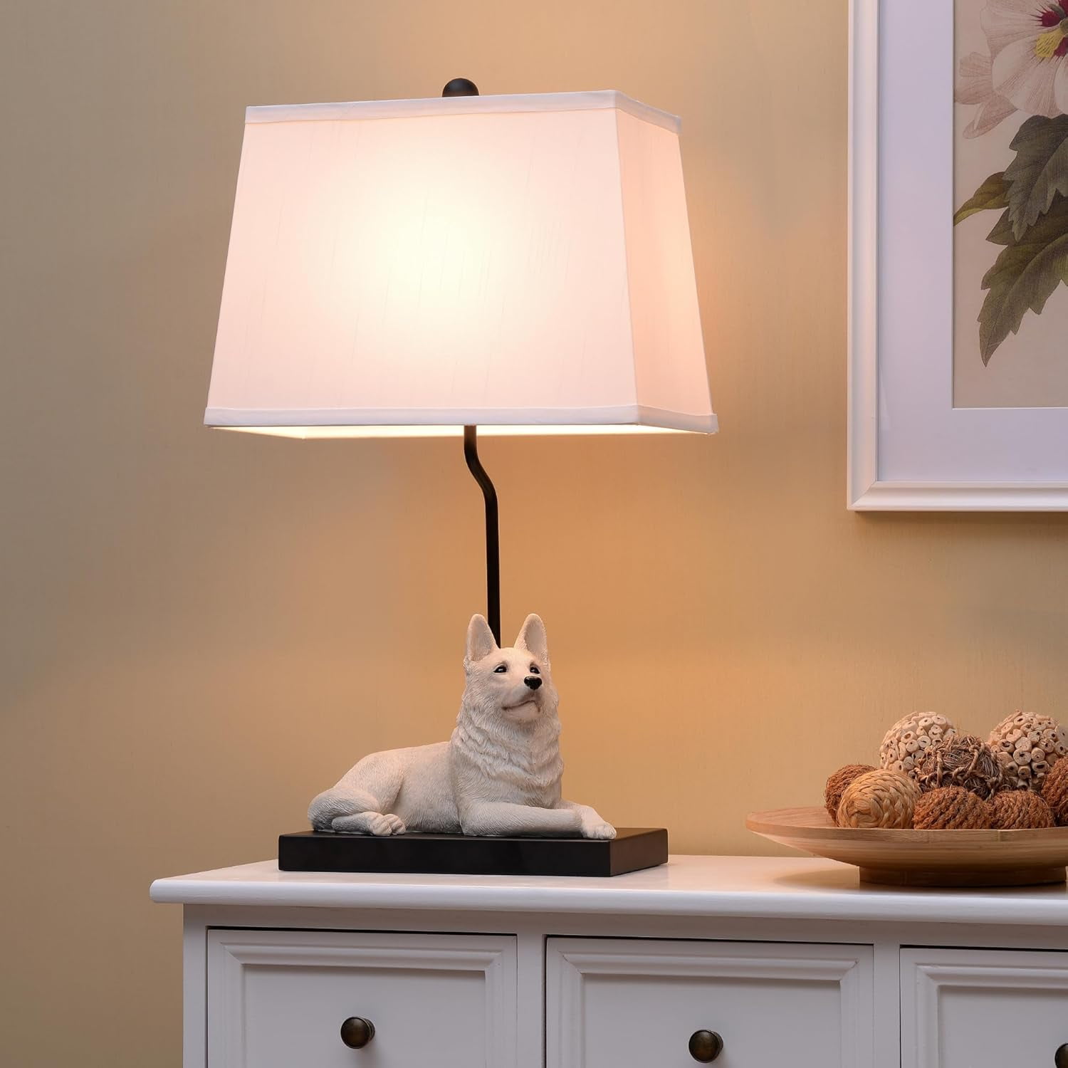 Lamps for Night Stands with Three-Position Knob Switch, Table Lamp with ...