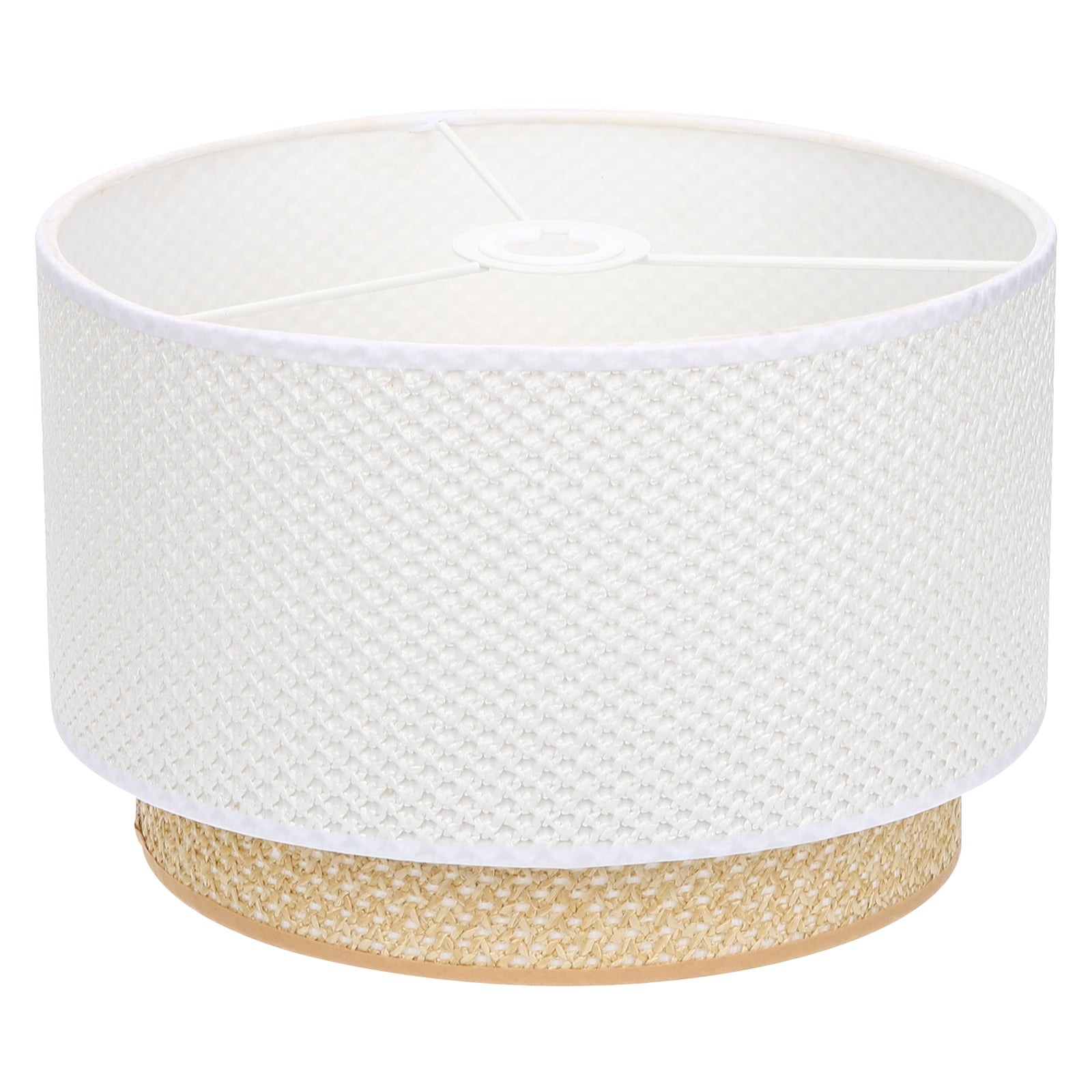 Minkissy White Double Layer Pendant Lamp Shade Modern Hanging Light ...