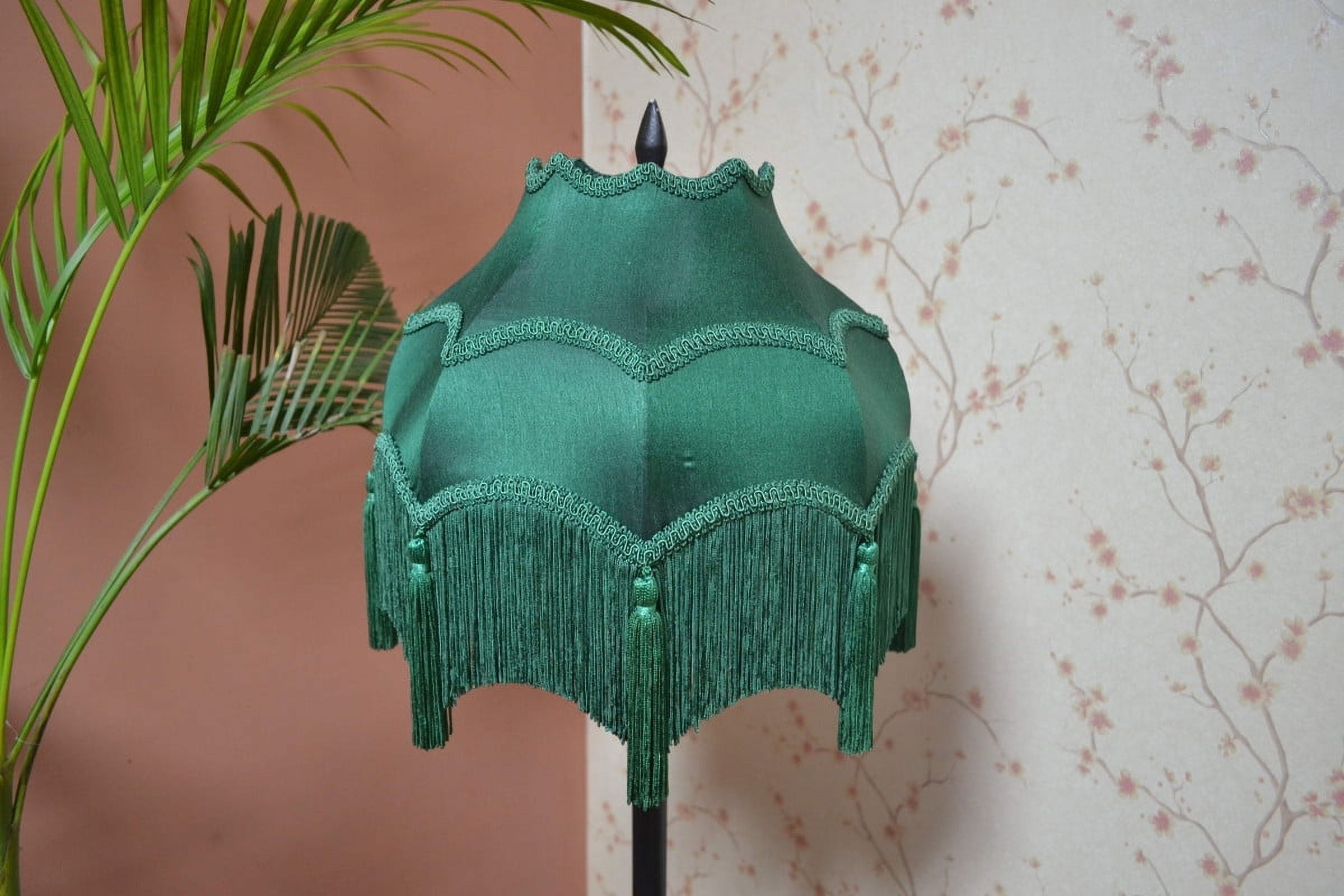 BespokeByNikita Designer Victorian Cottage Green Dome Shape Lamp Shades ...