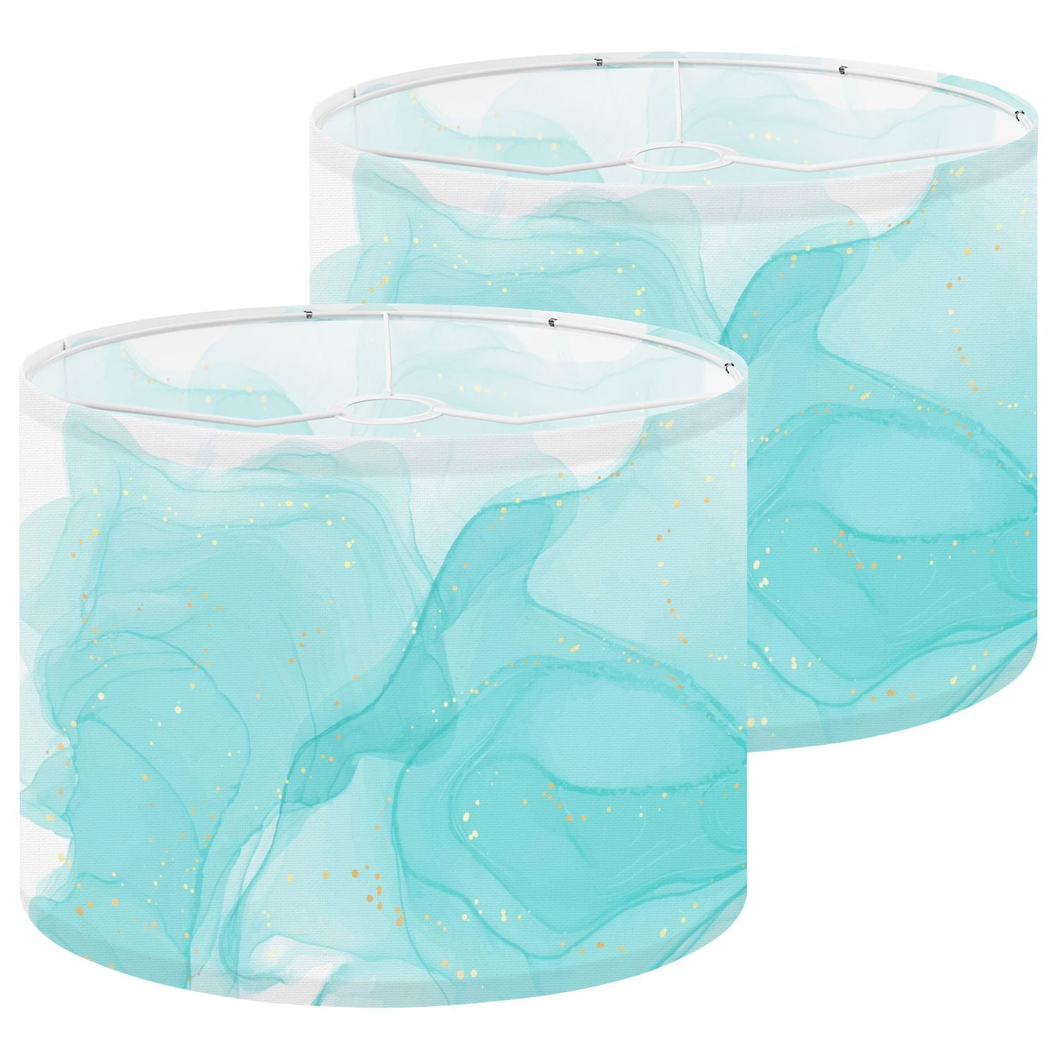 Lampshades 2 Pack Mid Century Atomic Starbursts Retro Abstract ...