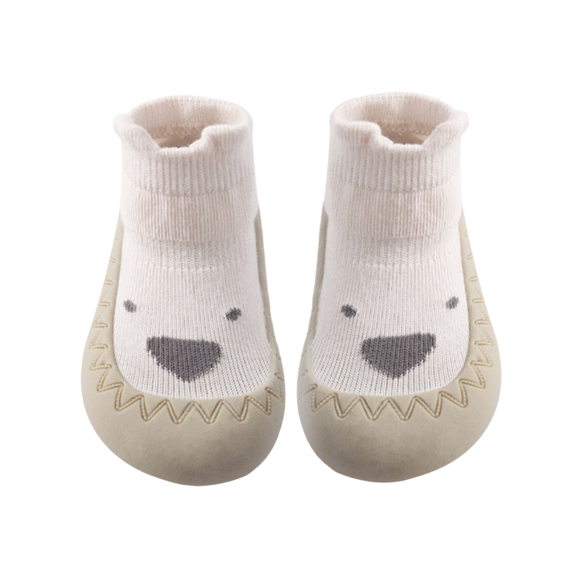 Lamuusaa Baby Sock Shoes Animal Rubber Sole Non-Skid Indoor Slipper ...