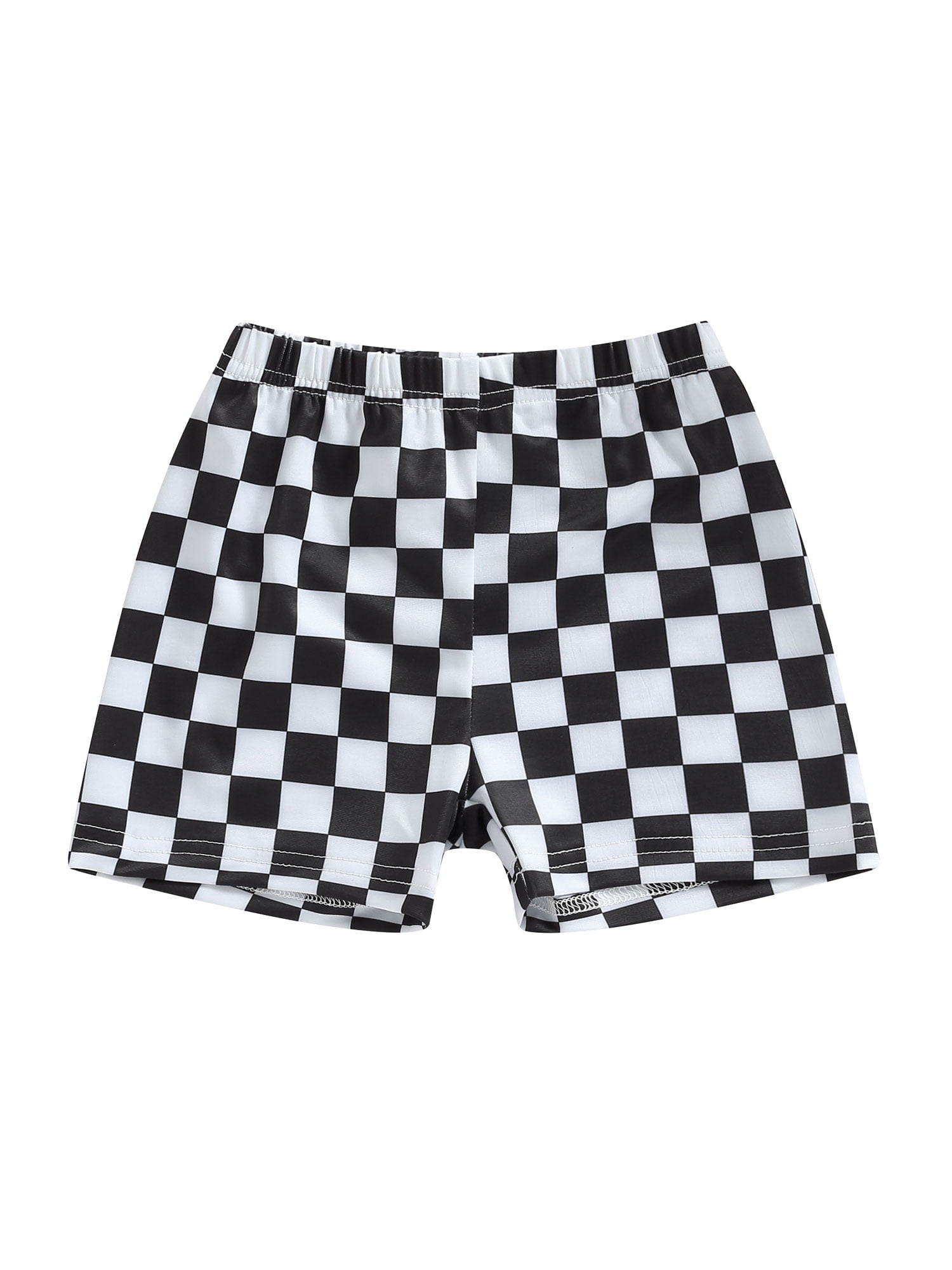 Lamuusaa Boys Swim Trunks, Checkerboard Print Fast Dry Summer Sports ...