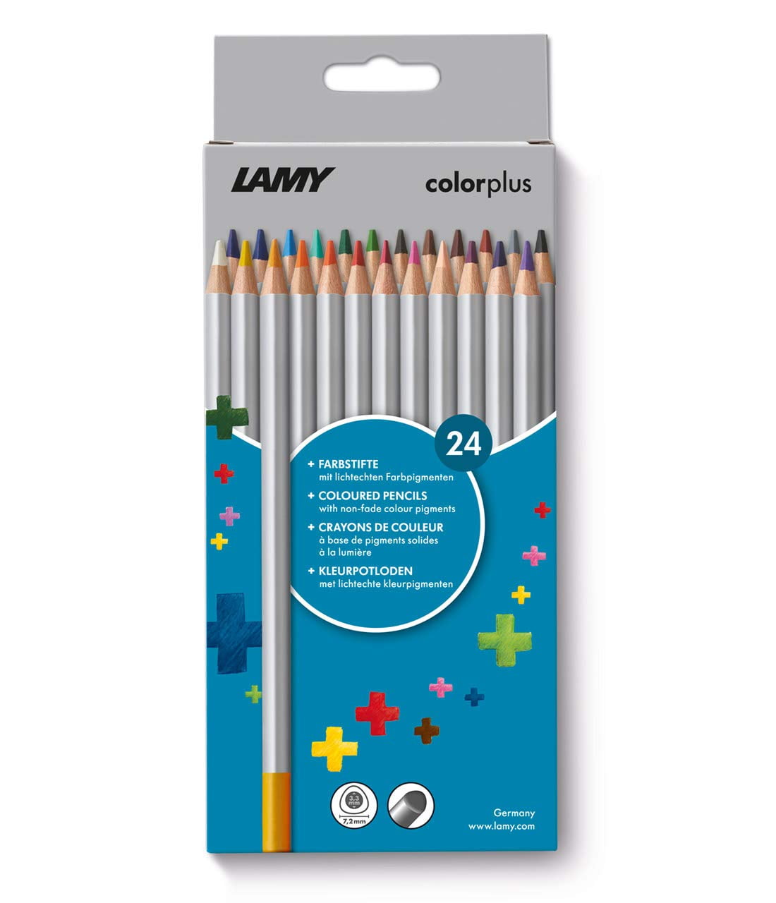 Lamy Colorplus Colouring Pencils Cardboard Pack of 24 With nonfade ...