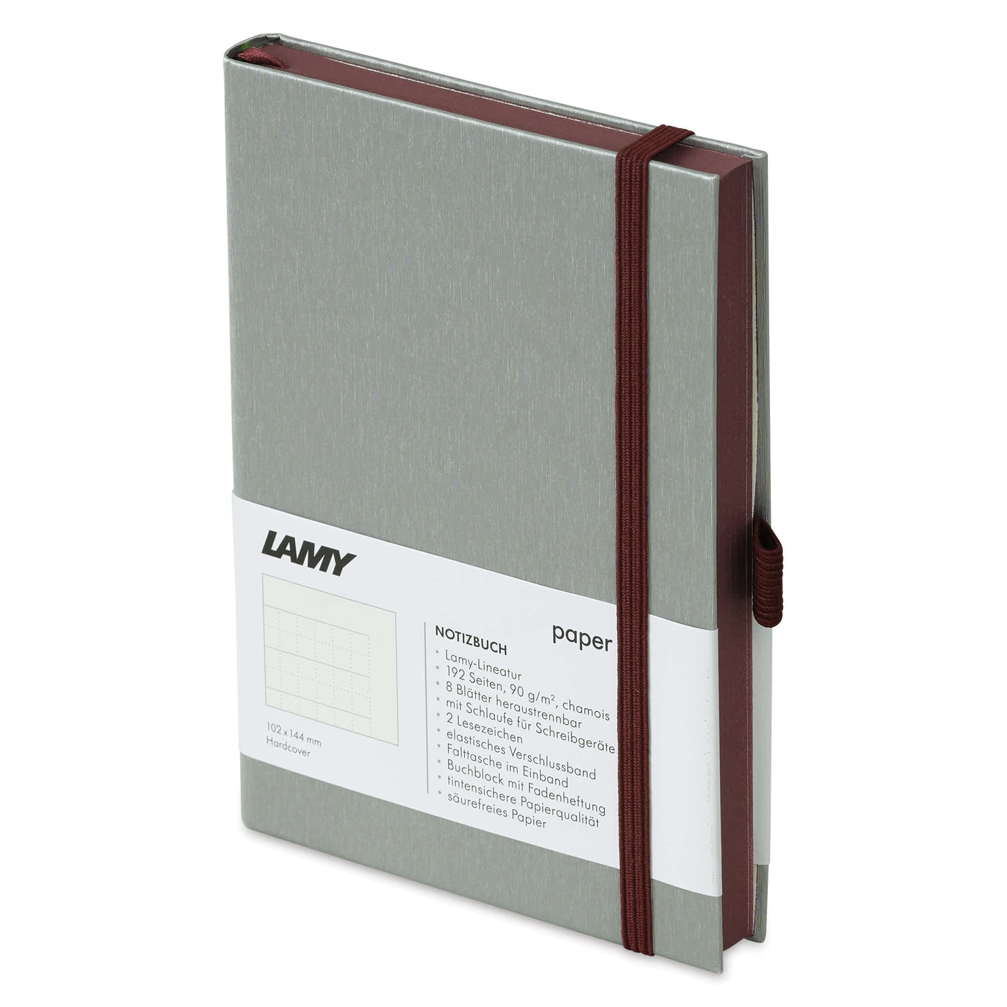 Lamy Hardcover Notebook - Dark Purple, Grid, 4.1" x 5.8" - Walmart.com