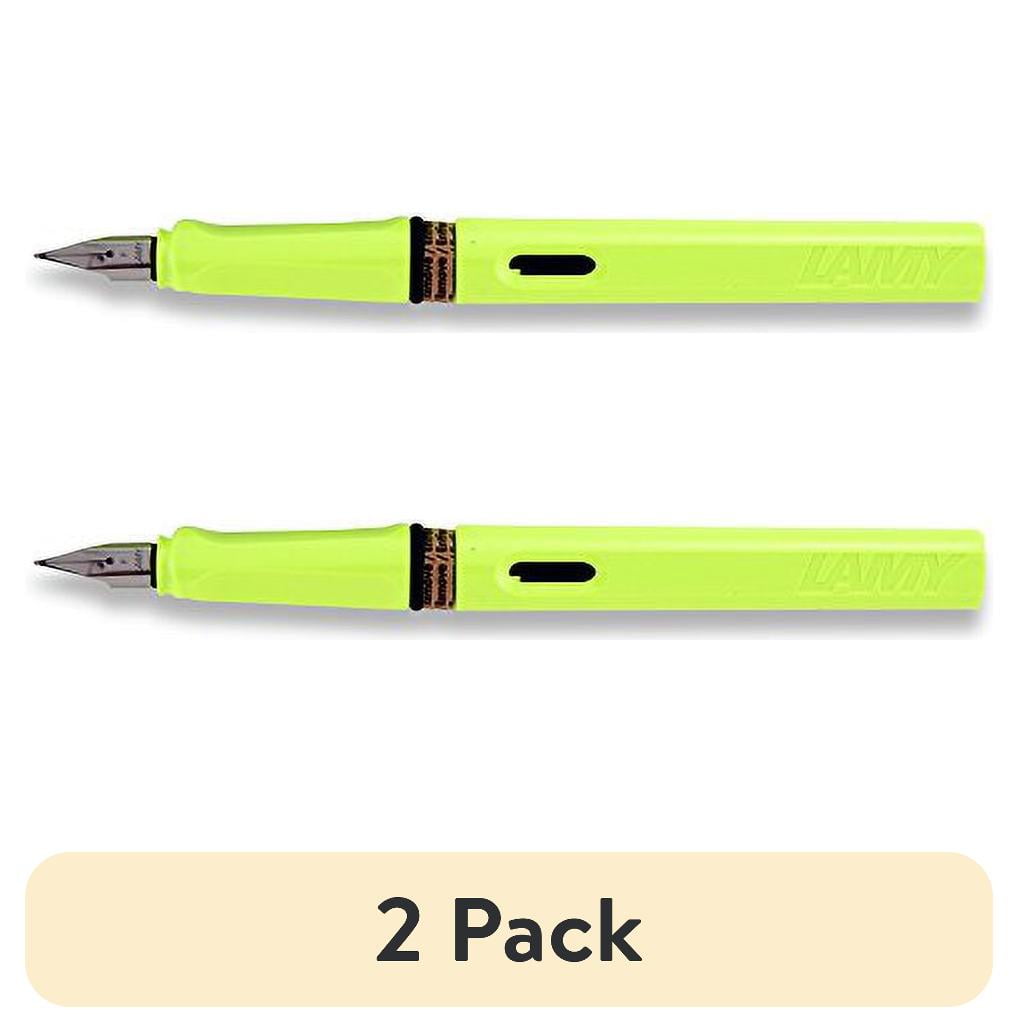 (2 pack) Lamy Safari Fnt Pen Ex-Fine Neon Lime Sp Ed - Walmart.com