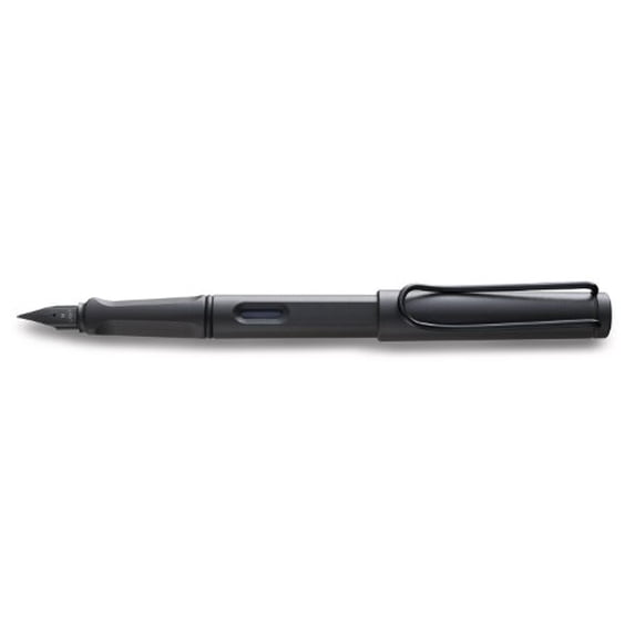 Lamy Safari Charcoal Medium Fountain Pen with Ink Cartridge Refill ...