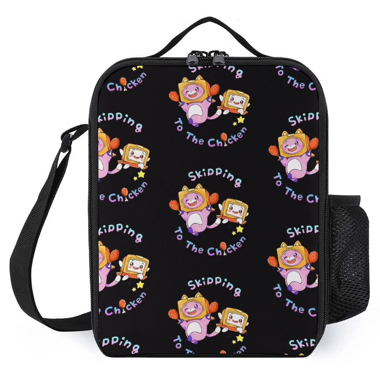 Lan-key Box Insulated Lunch Box for Mens Womens Axolotl Lunch Bag for ...