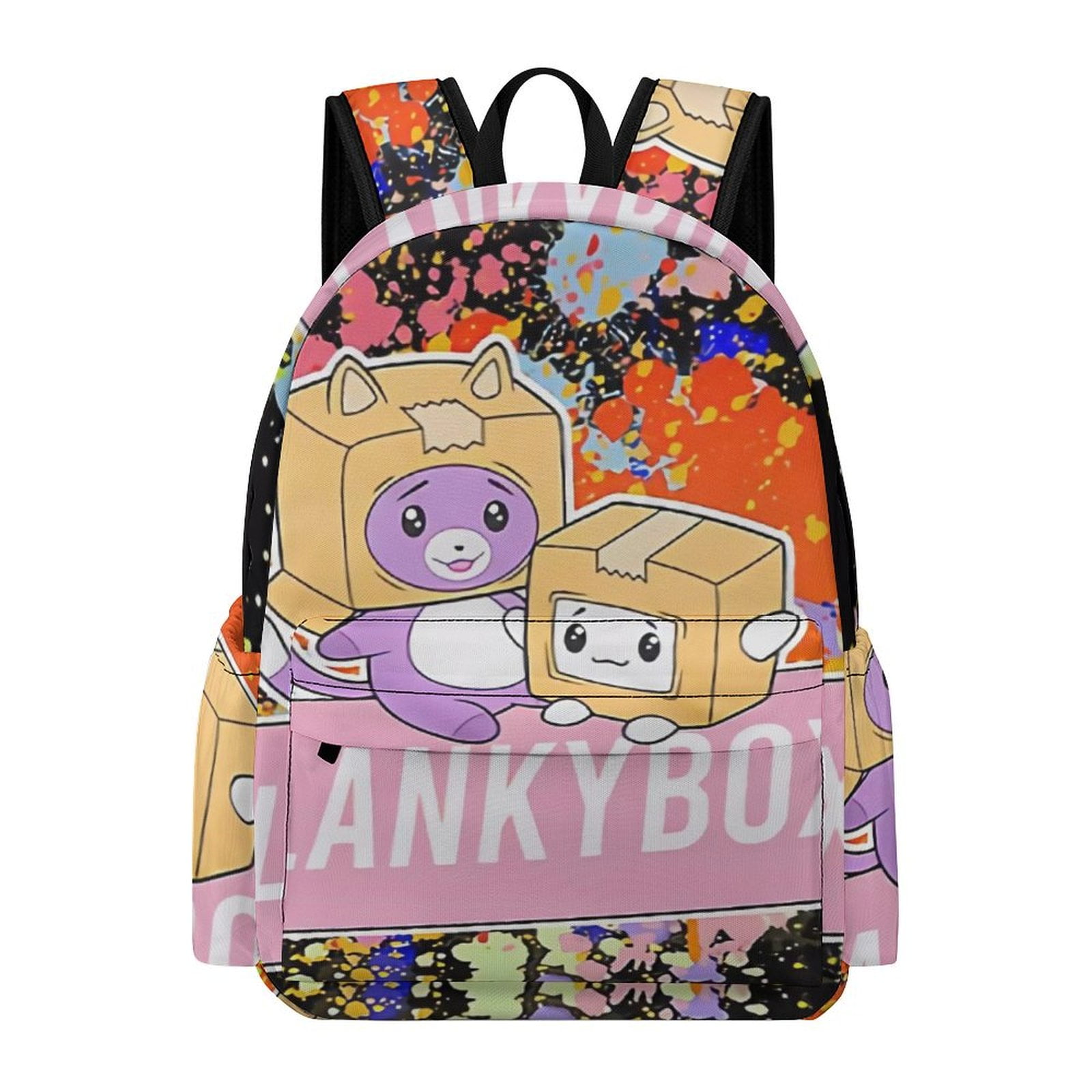 Lan-ky Box Backpack Travel Bag Lightweight Small Shoulders Bag Laptop ...