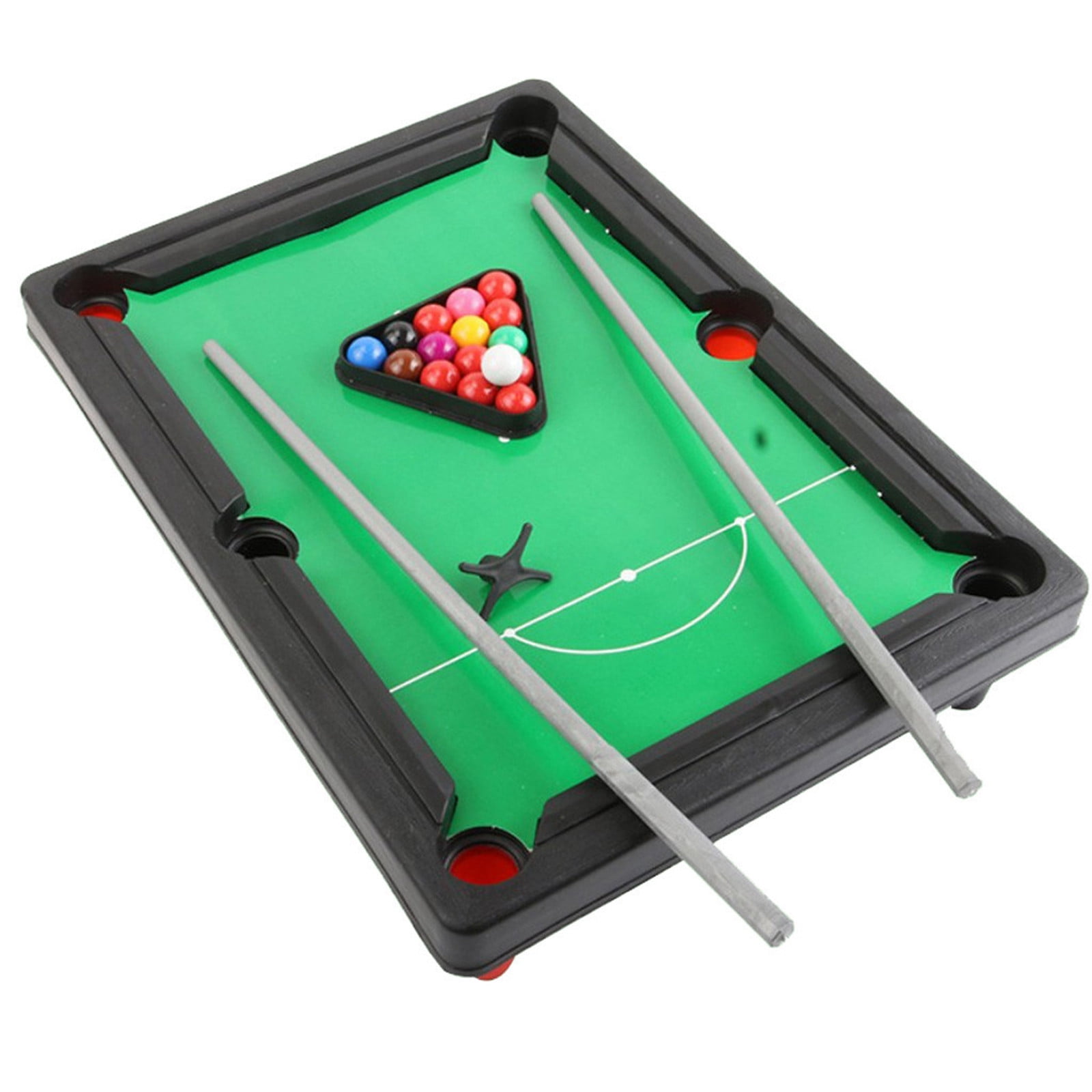 LanChuBo Flash Sale Mini Pool Table Set, 2 Sticks and 11 Balls for Home ...