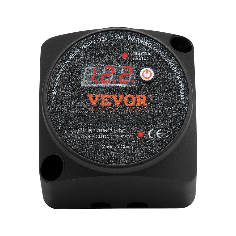 LanL Dual Battery Isolator Kit, 12V 140Amp, Manual and Auto Modes VSR ...