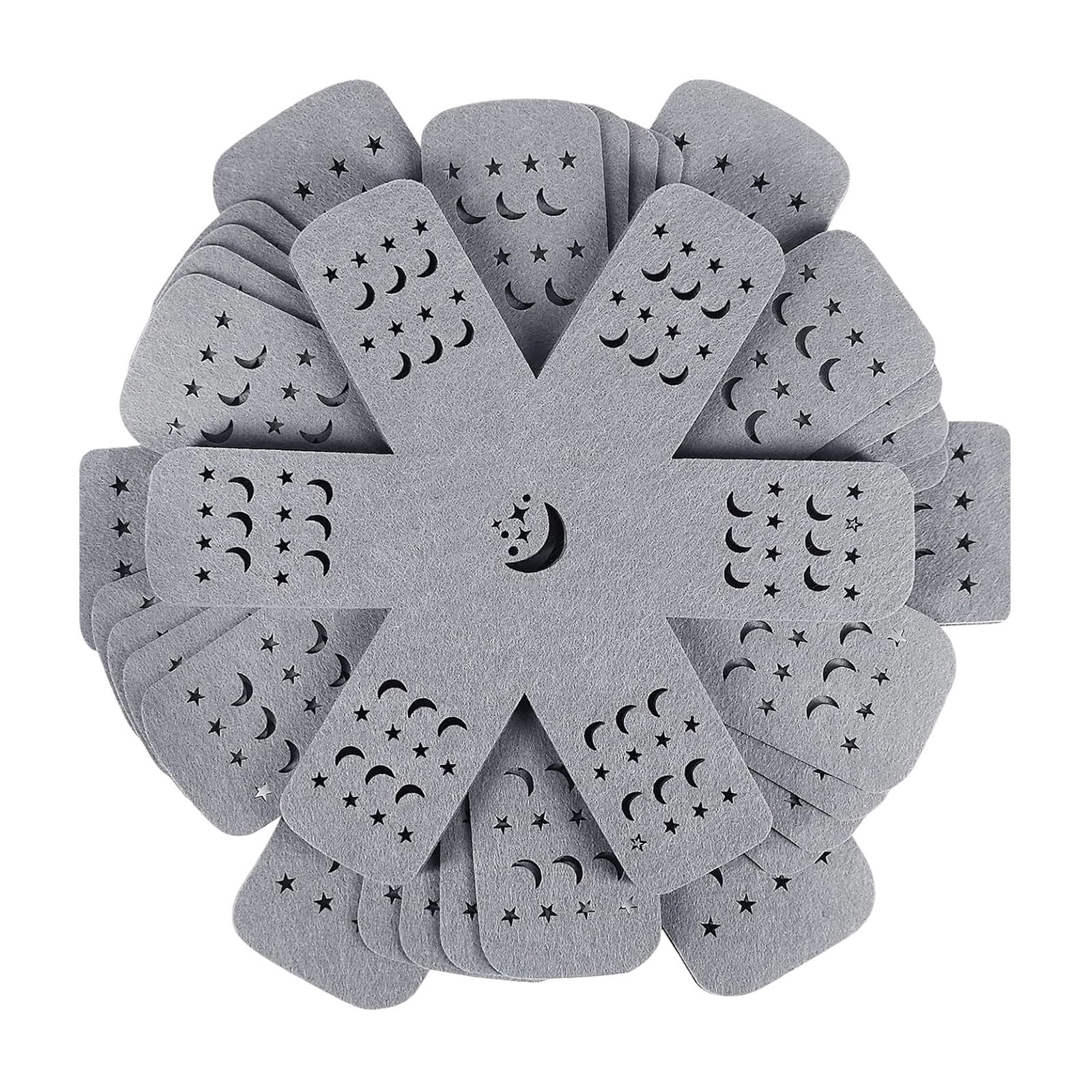 LanSuare 12Pcs Pot and Pan Protectors, Stacking Cookware Dividers in 4 ...