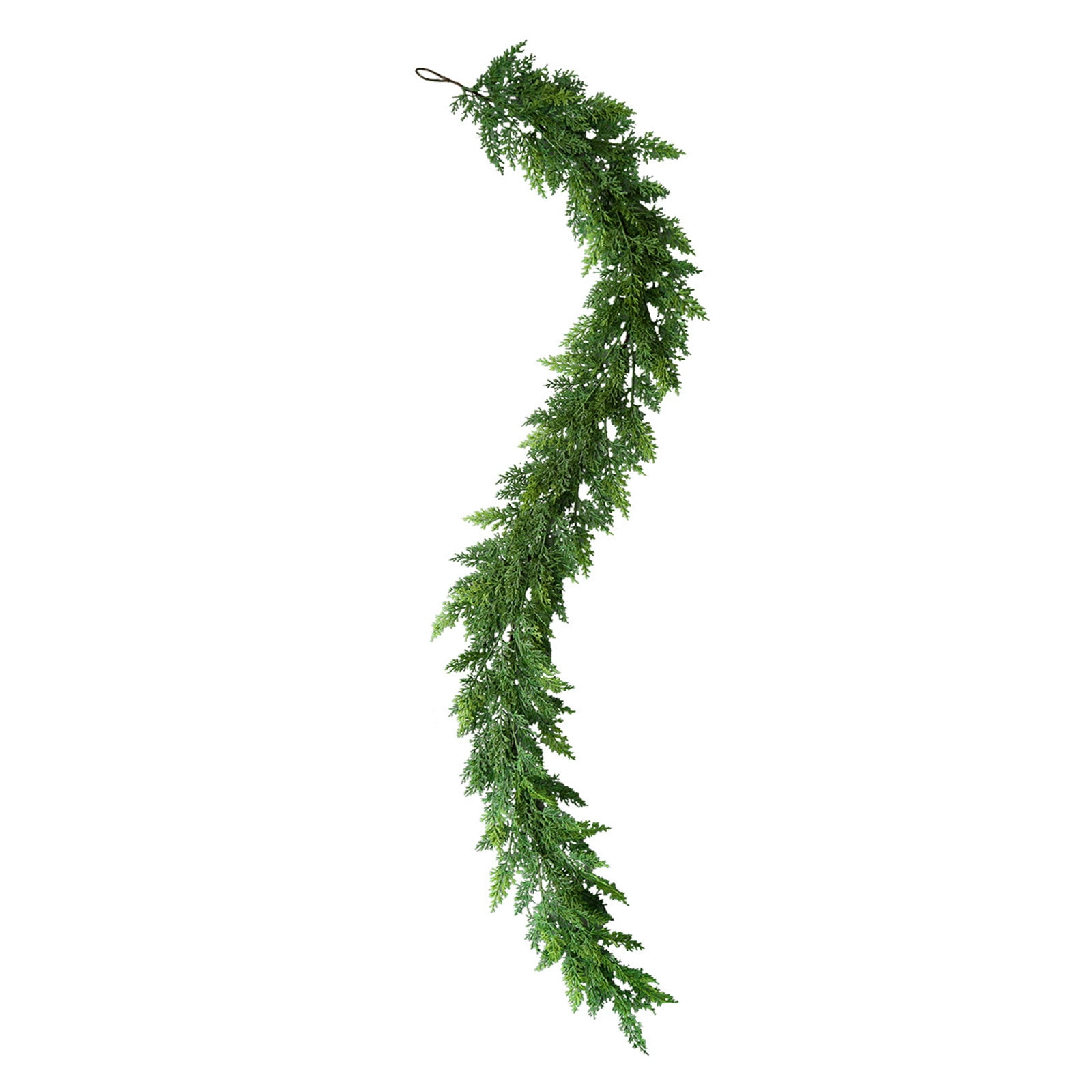 LanSuare 5.9FT Christmas Cedar Garland, Realistic Greenery Cypress ...