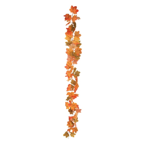 LanSuare Artificial Maple Leaf Vines, Fake Autumn Thanksgiving ...