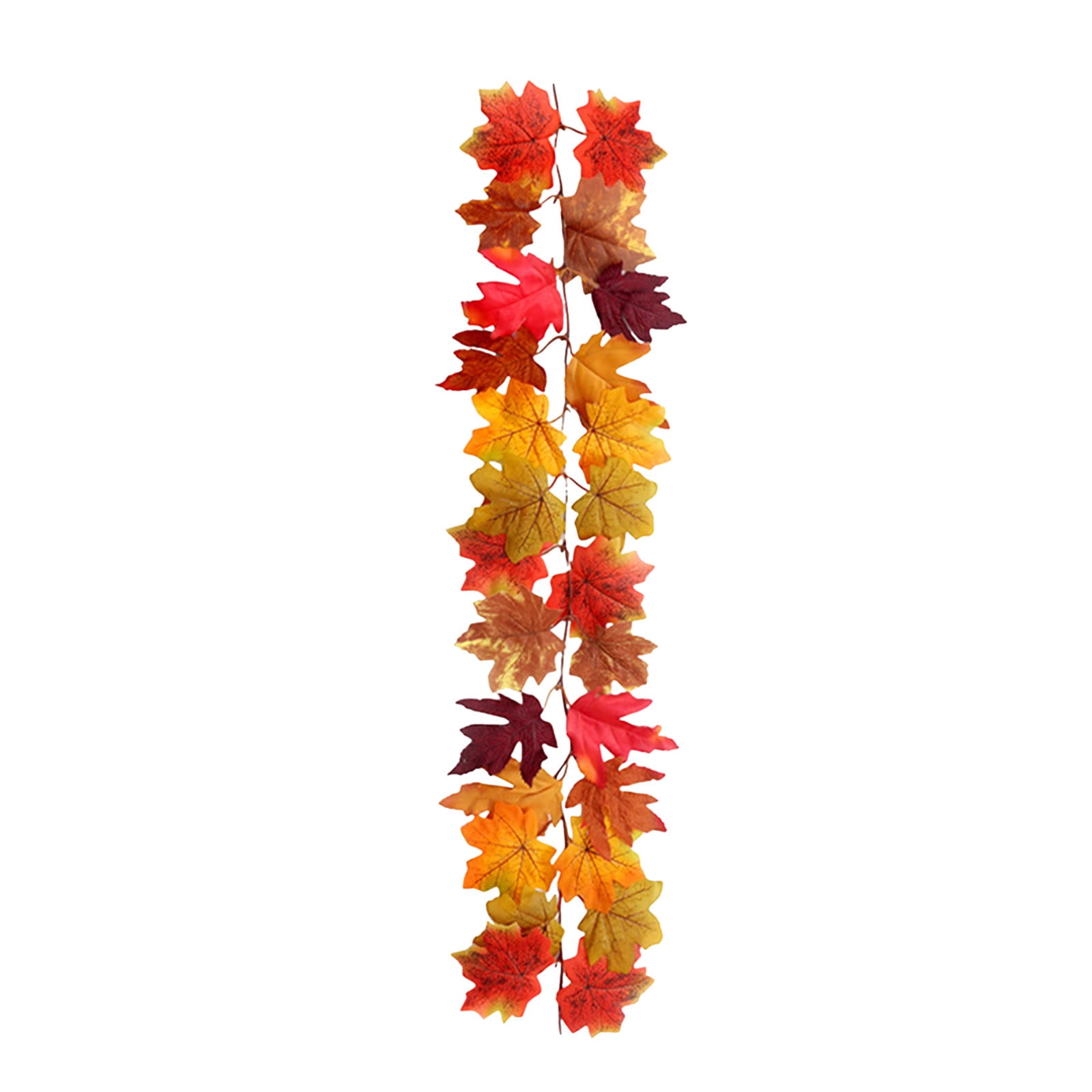 LanSuare Artificial Maple Leaf Vines, Fake Autumn Thanksgiving Hanging ...