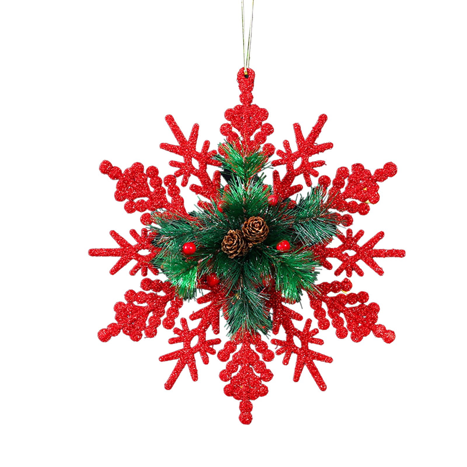 LanSuare Christmas Snowflake Decorations, 11.8Inch Large Hanging ...