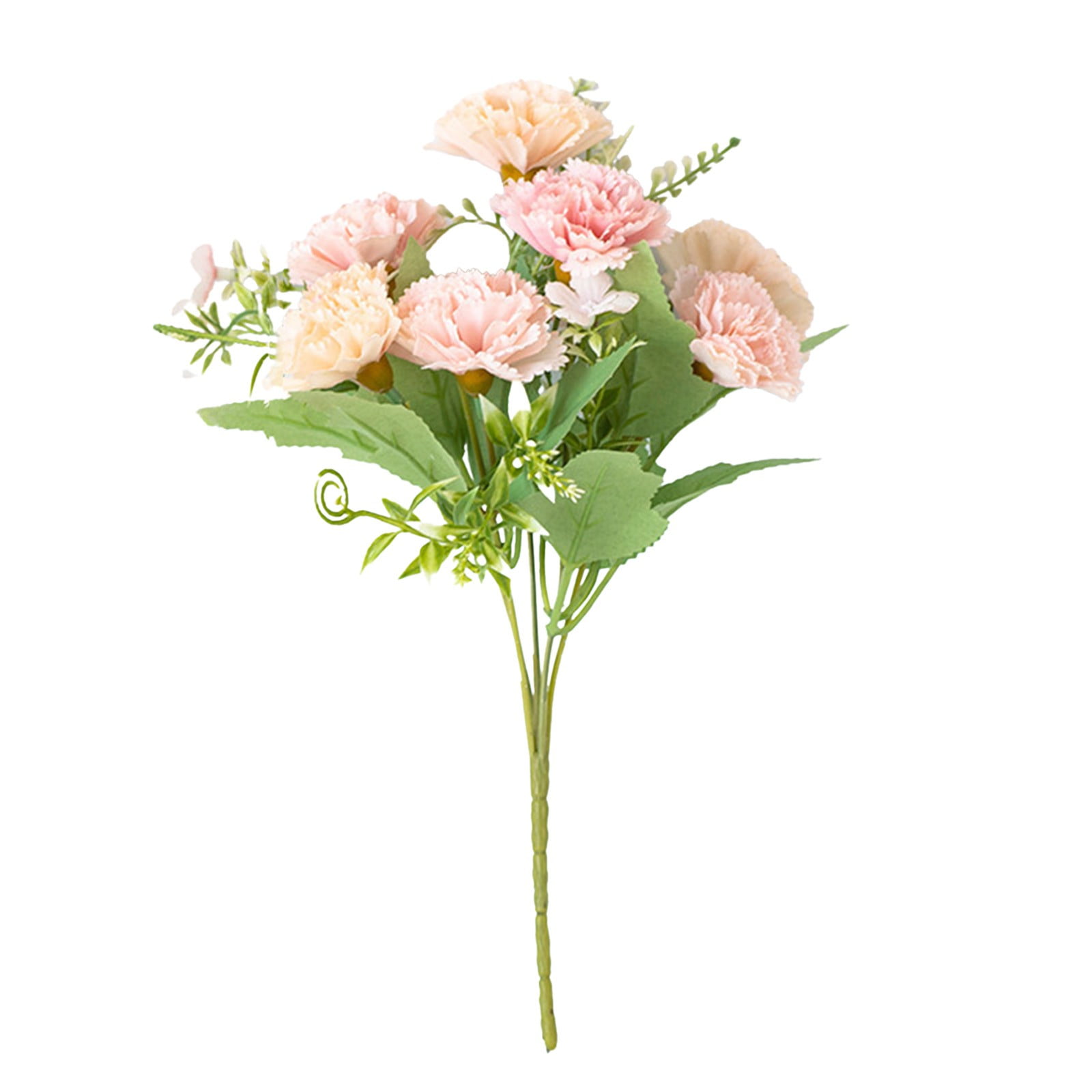 LanSuare Artificial Carnation Flowers Fake Carnation Real Touch Pink ...