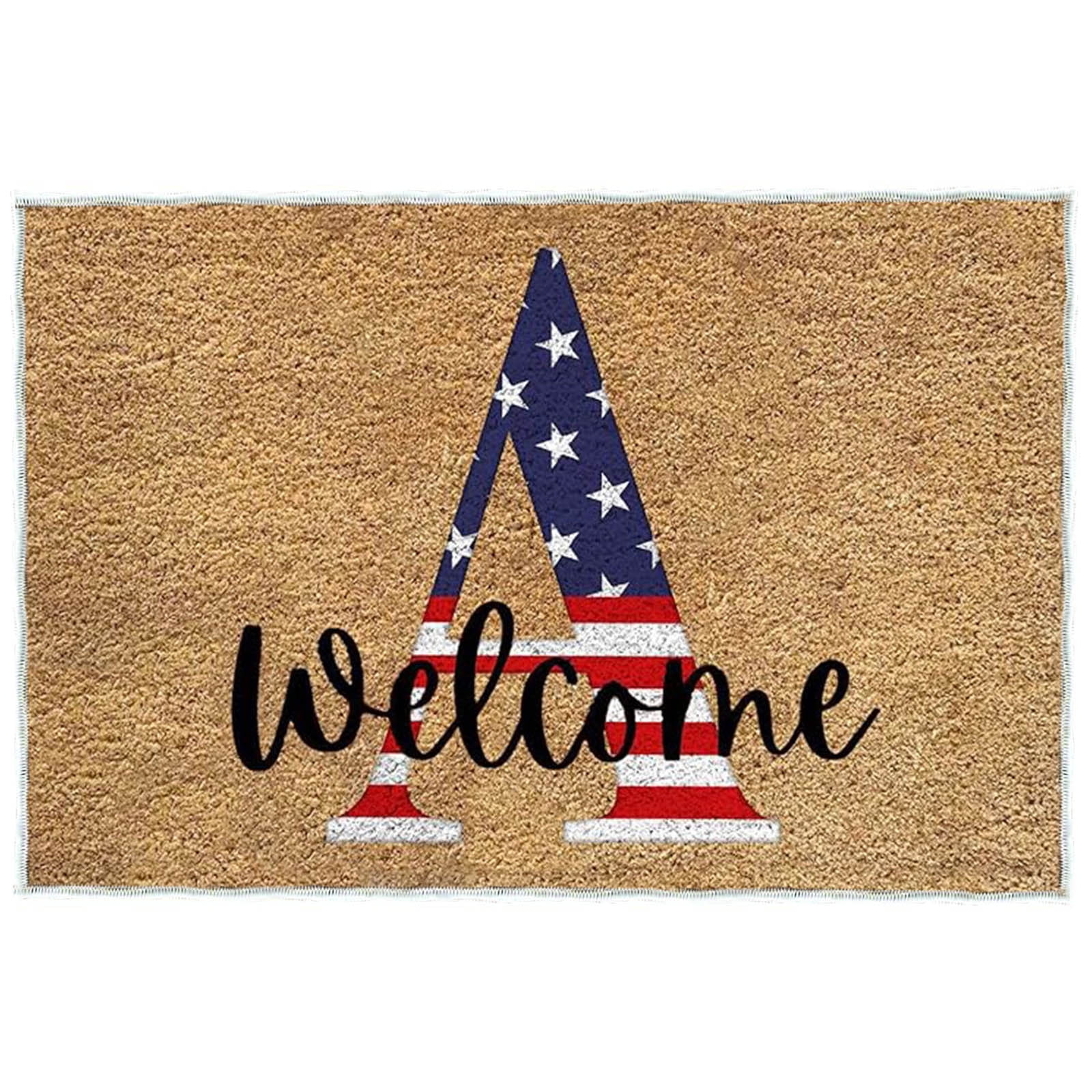 LanSuare Clearance Sale 4th of July Patriotic Independence Day Welcome Door Mat Memorial Day ...