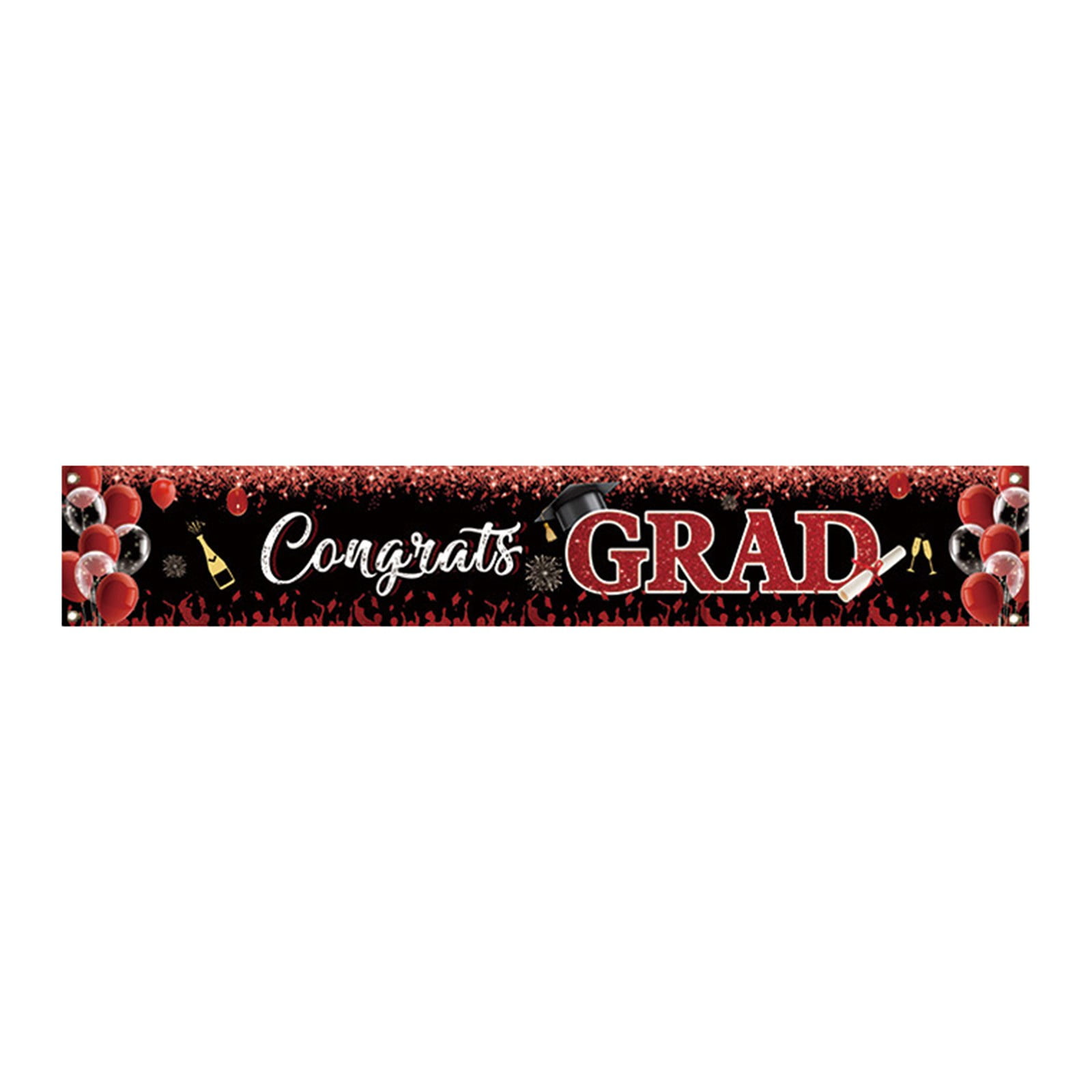 LanSuare Graduation Banner, Graduation Congrats Grad Banner with ...
