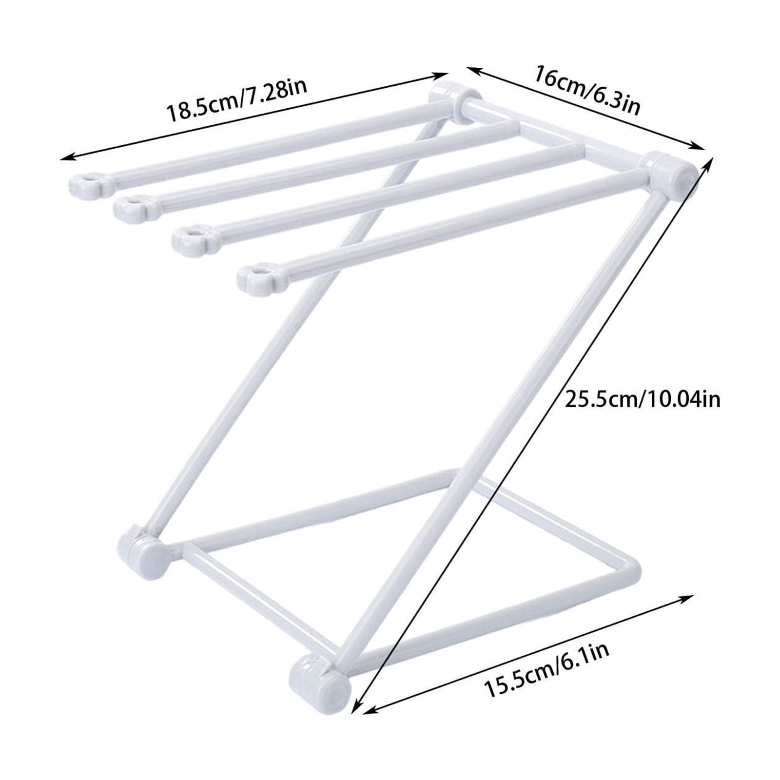 LanSuare Kitchen Countertop Dishcloth Drying Rack, Vertical Kitchen ...