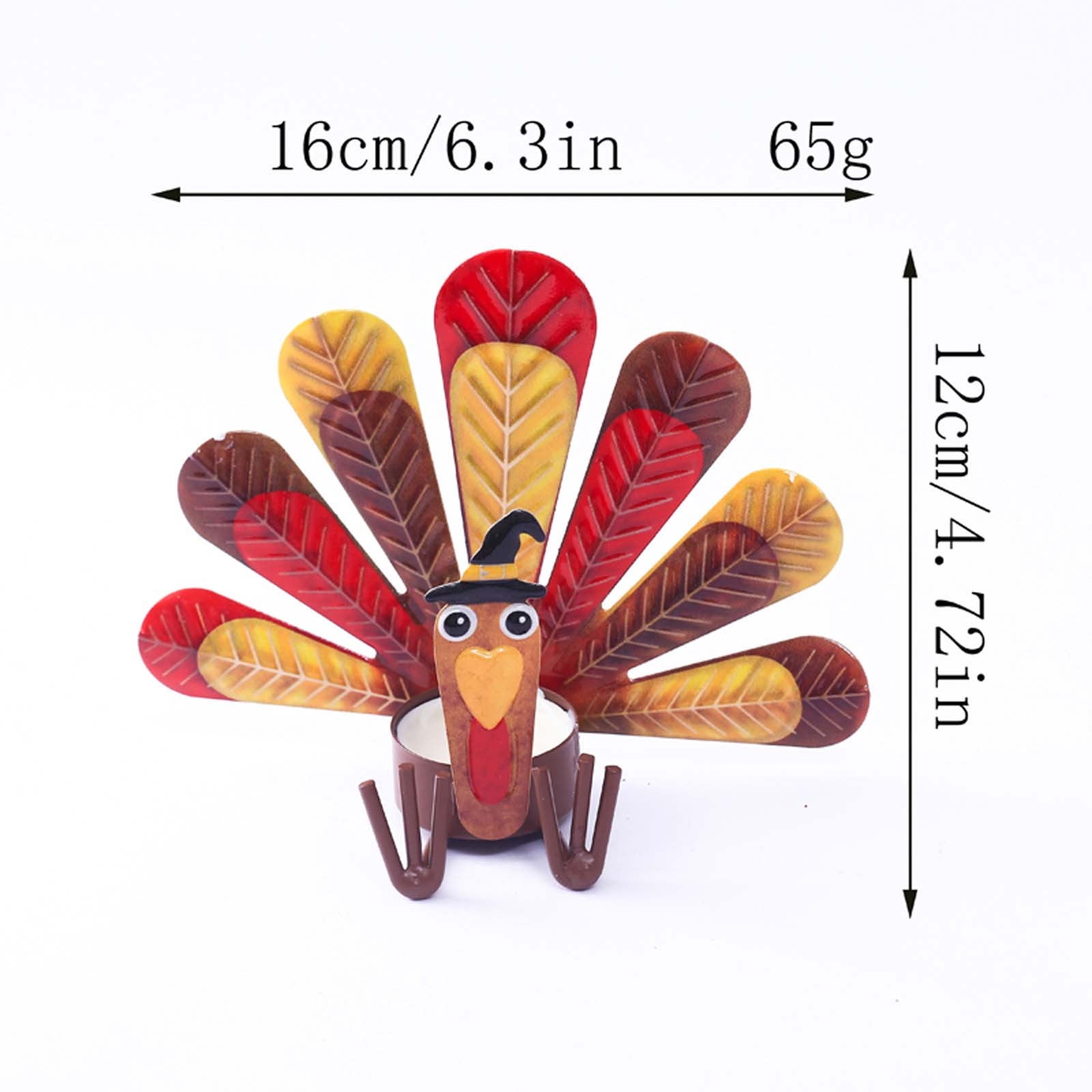 LanSuare Metal Turkey Candle Holders, Standing Sitting Table Decor ...
