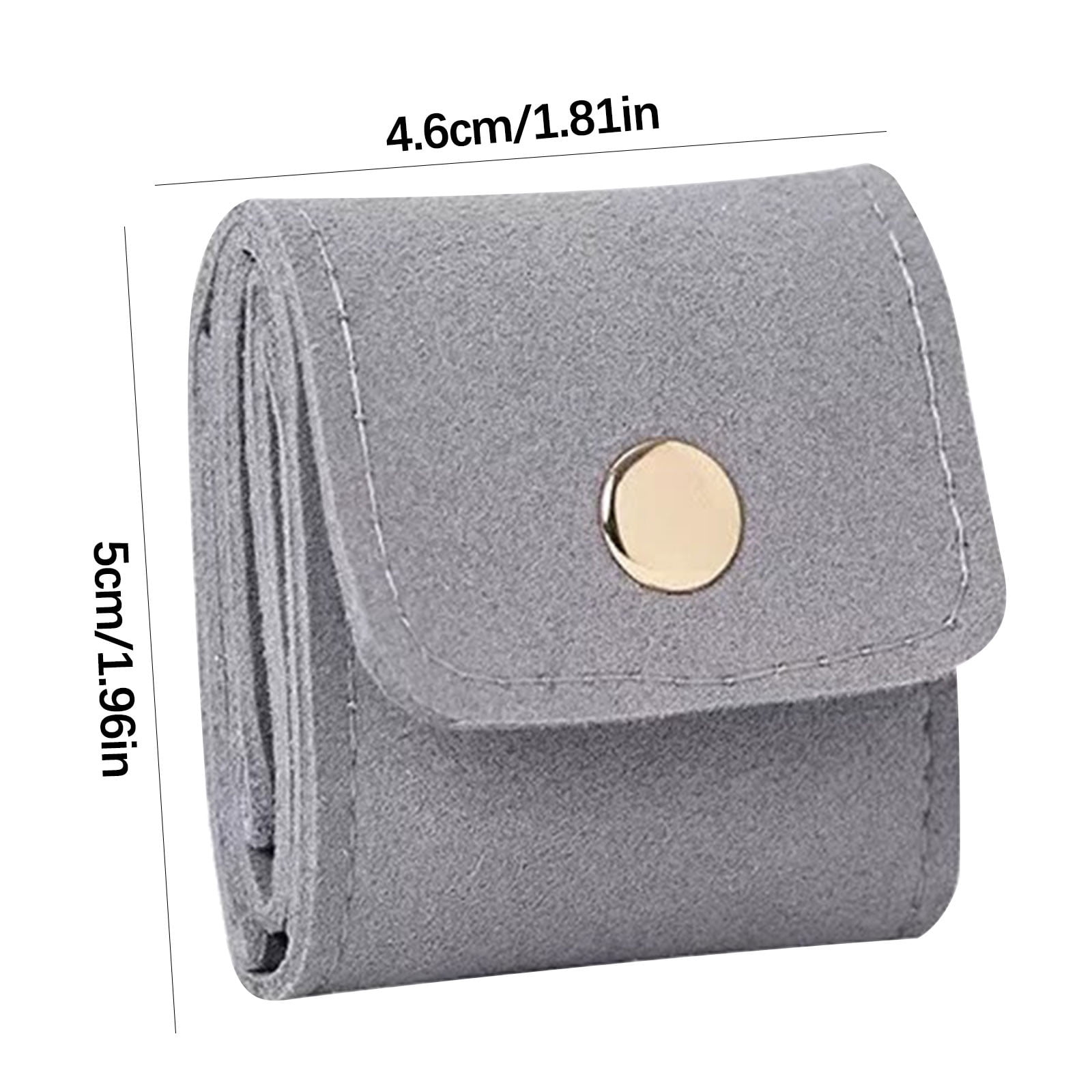 LanSuare Mini Travel Jewelry Organizer Case, Foldable Jewelry Roll ...