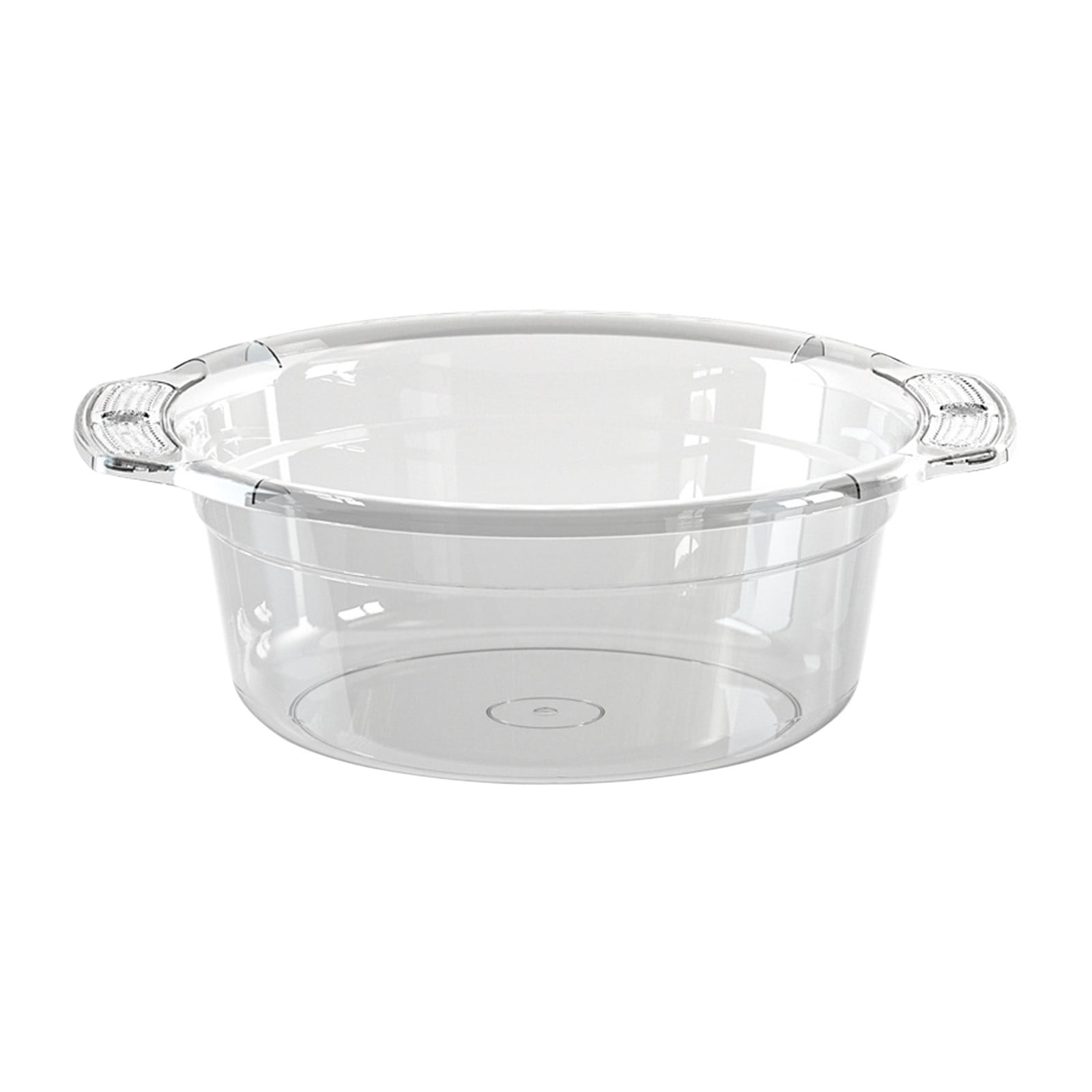 LanSuare Plastic Wash Basins, Clear Small Graduated Bucket, Portable ...