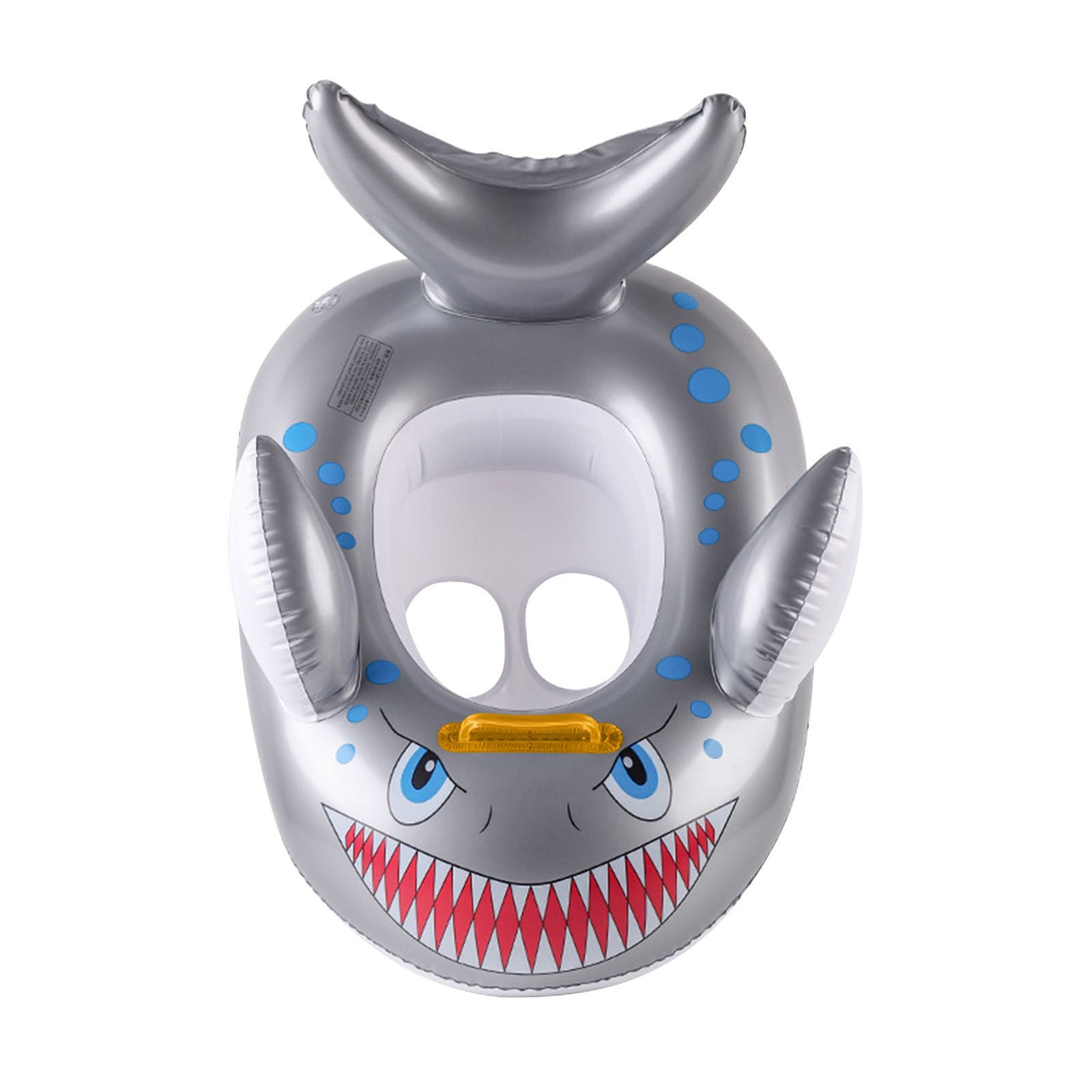 LanSuare Swim Shark Shape Seat Ring, Newborn Swimming Aid with Handle ...