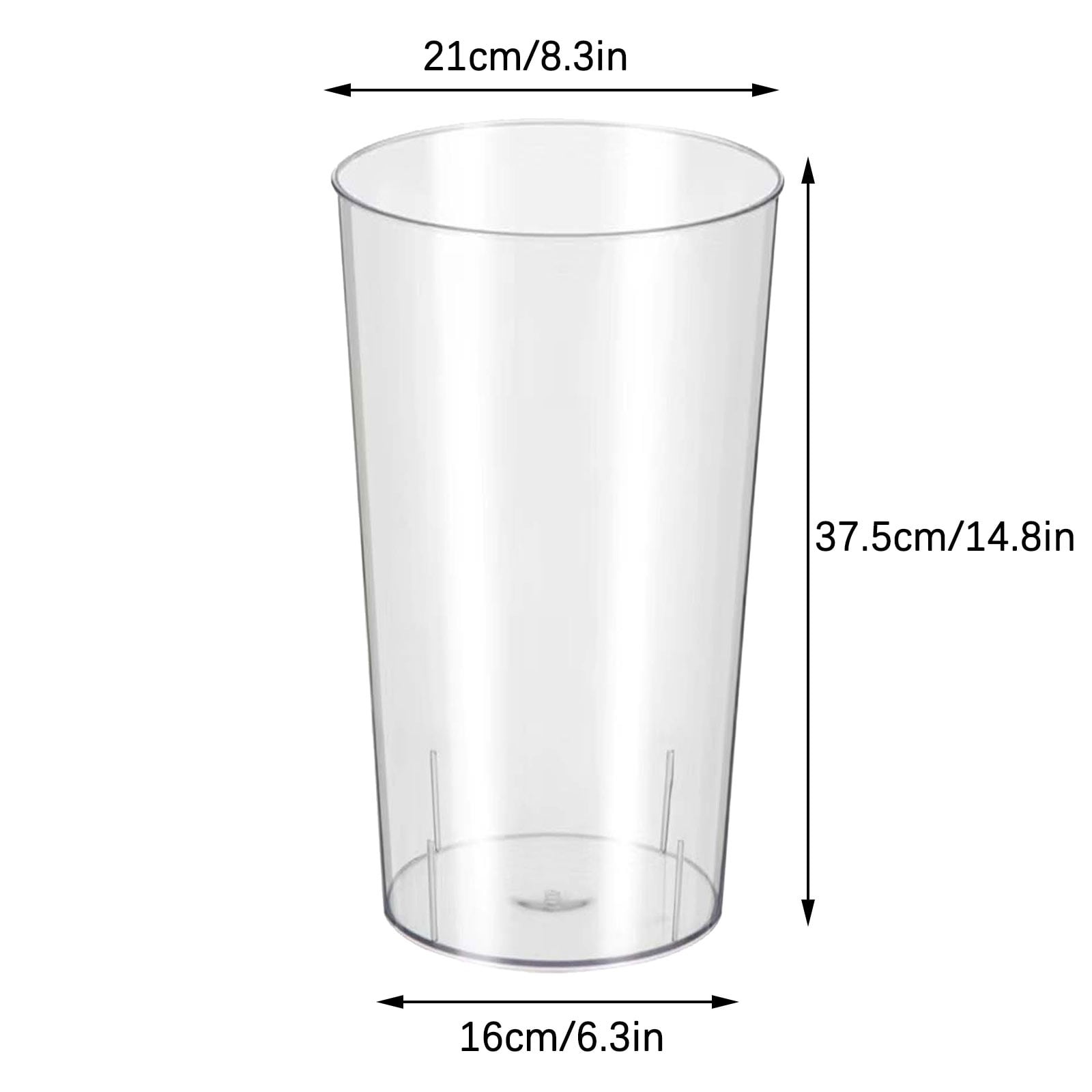 LanSuare Transparent Floral Arrangement Vase, Flower Shop Display Vase ...