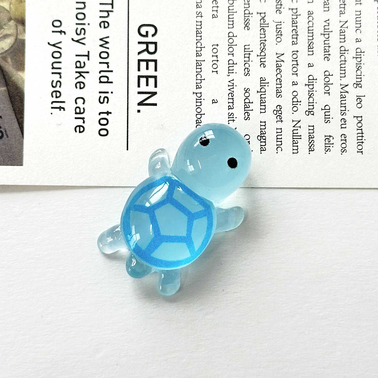 LanSuare Turtle Gift Box Set, Mini Sea Turtle Figure Employee ...