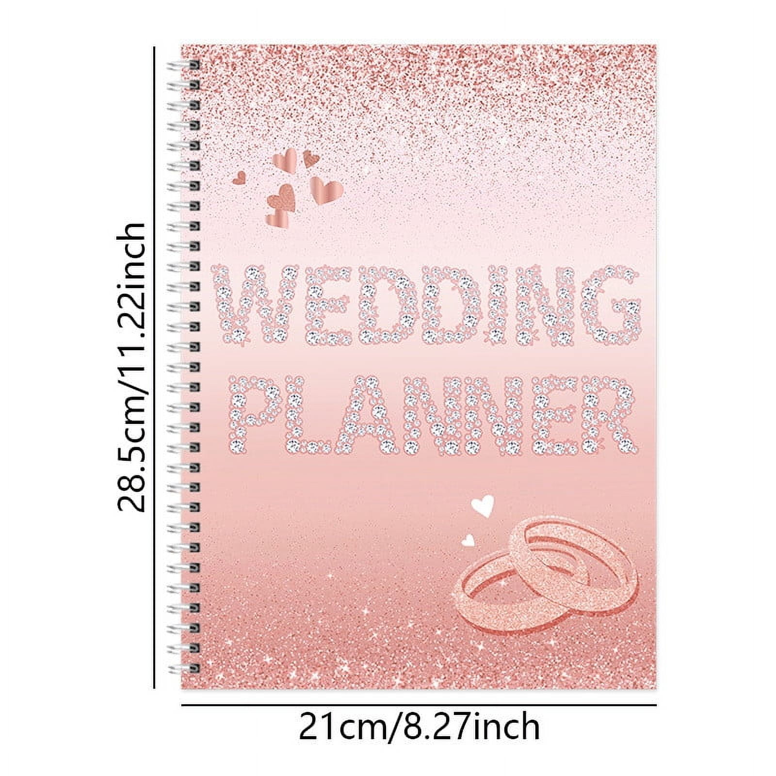 LanSuare Wedding Planning Notebook, Organizer with Coil Binding, Plan ...