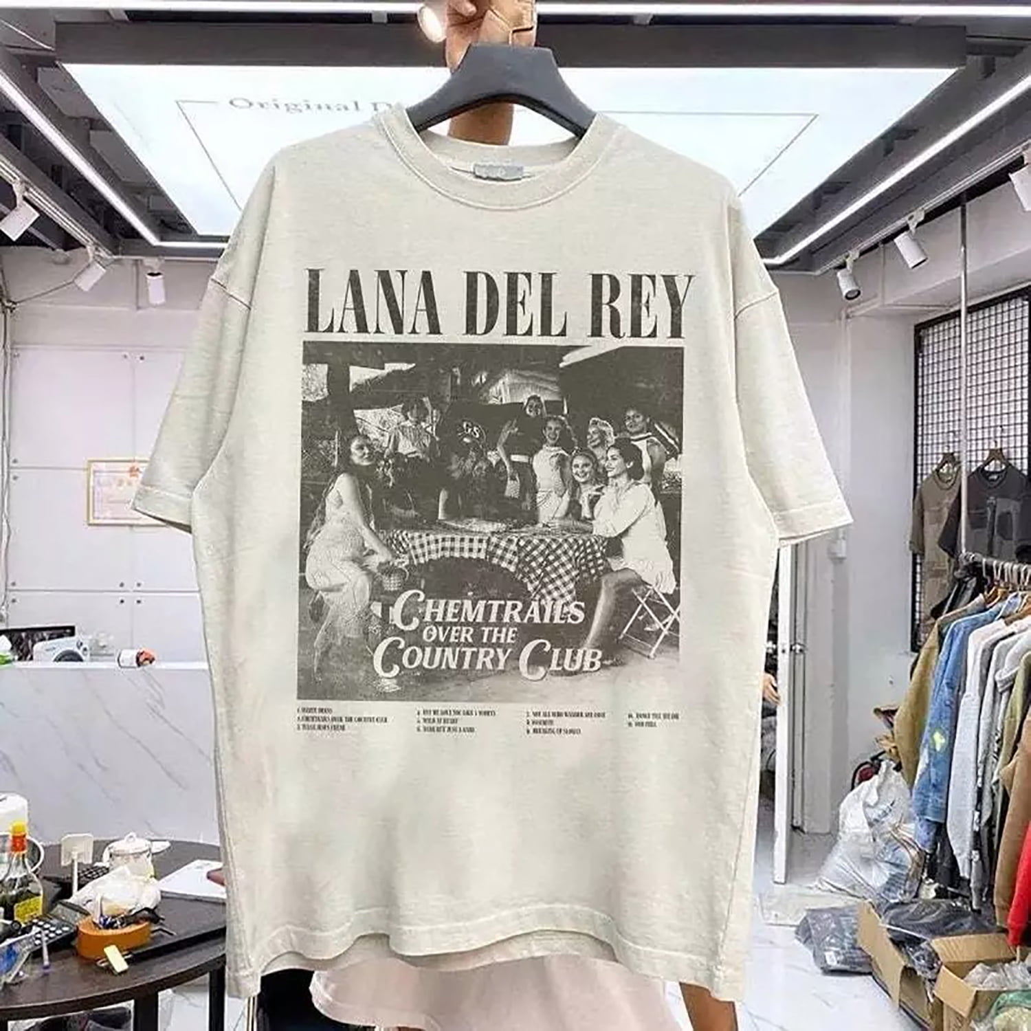 Lana Del Rey Gift Fans Tee Chemtrails Over The Country Club Unisex ...