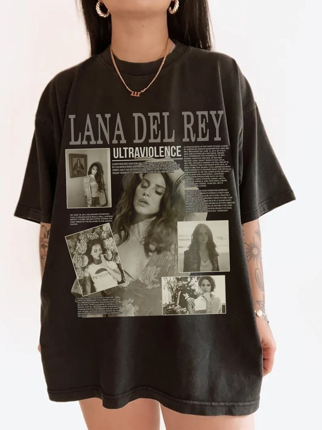Lana Del Rey Graphic Tee, Lana Del Rey Album Tee, Lana Del Rey Shirt ...