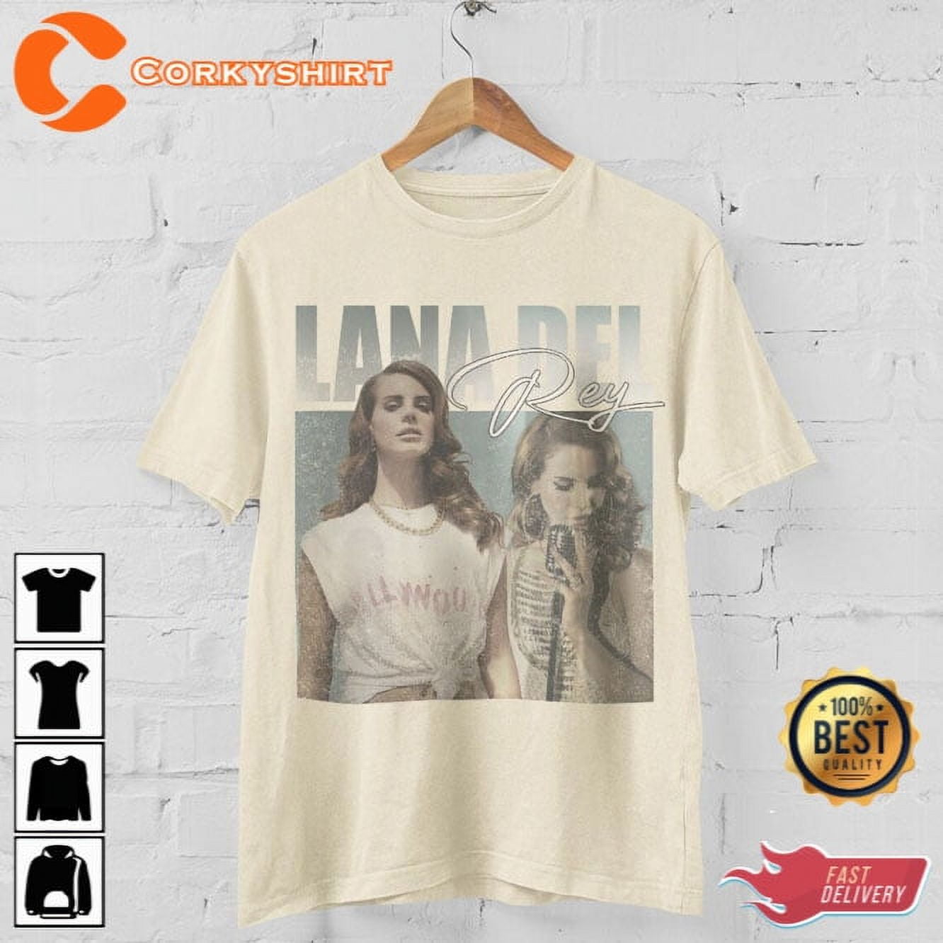Lana Del Rey Streetwear Shirt Gifts For Fan - Walmart.com